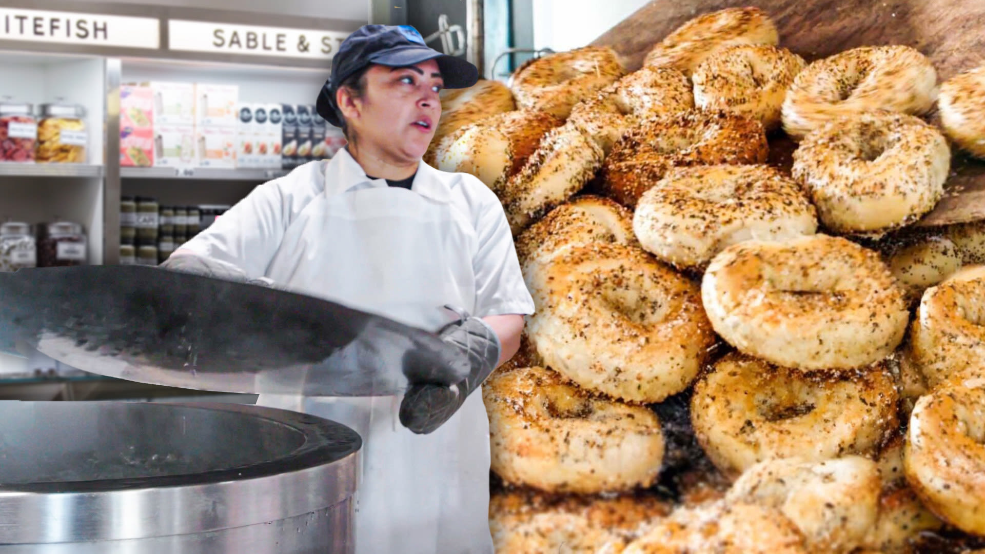 Watch A Day Making 5,000 Bagels at One of NYC’s Oldest Bagel Shops ...