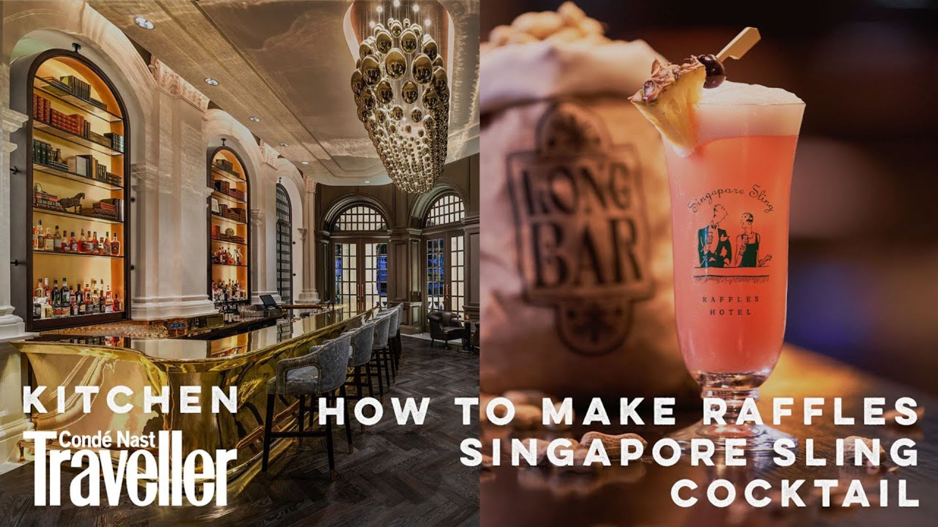 Watch How to make a Singapore Sling: the original Raffles recipe | CN ...