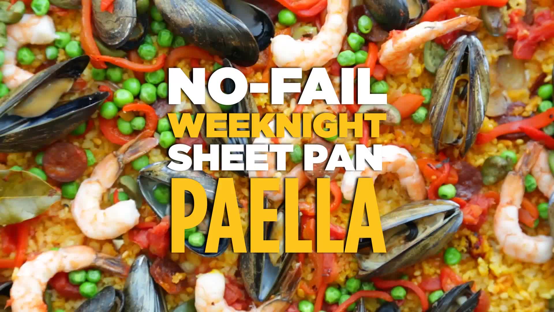 Watch How to Make Paella With a Sheet Pan | Epicurious