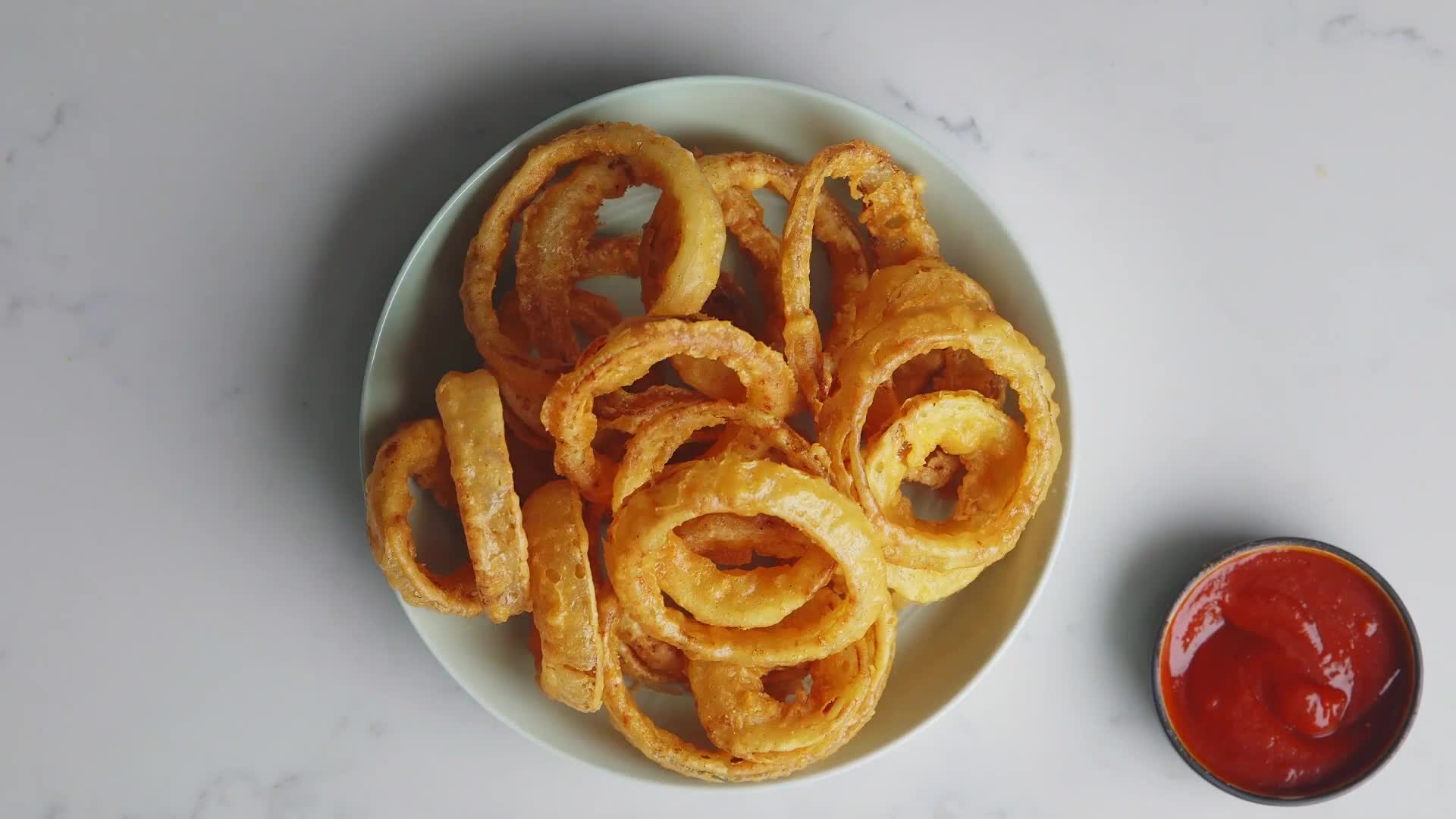 how to cook onion rings video
