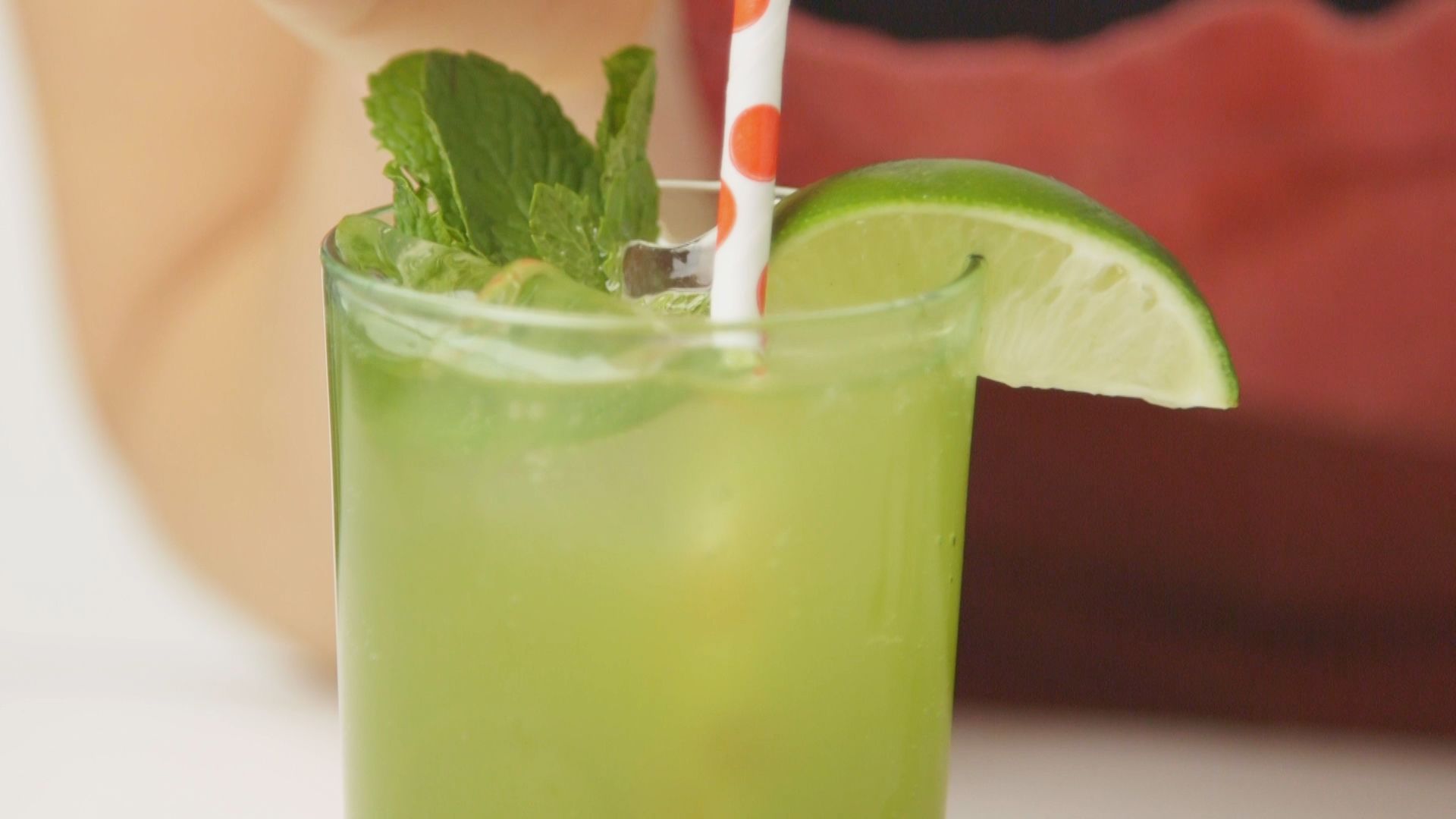 Watch Matcha-Mint Sparkler | Epicurious