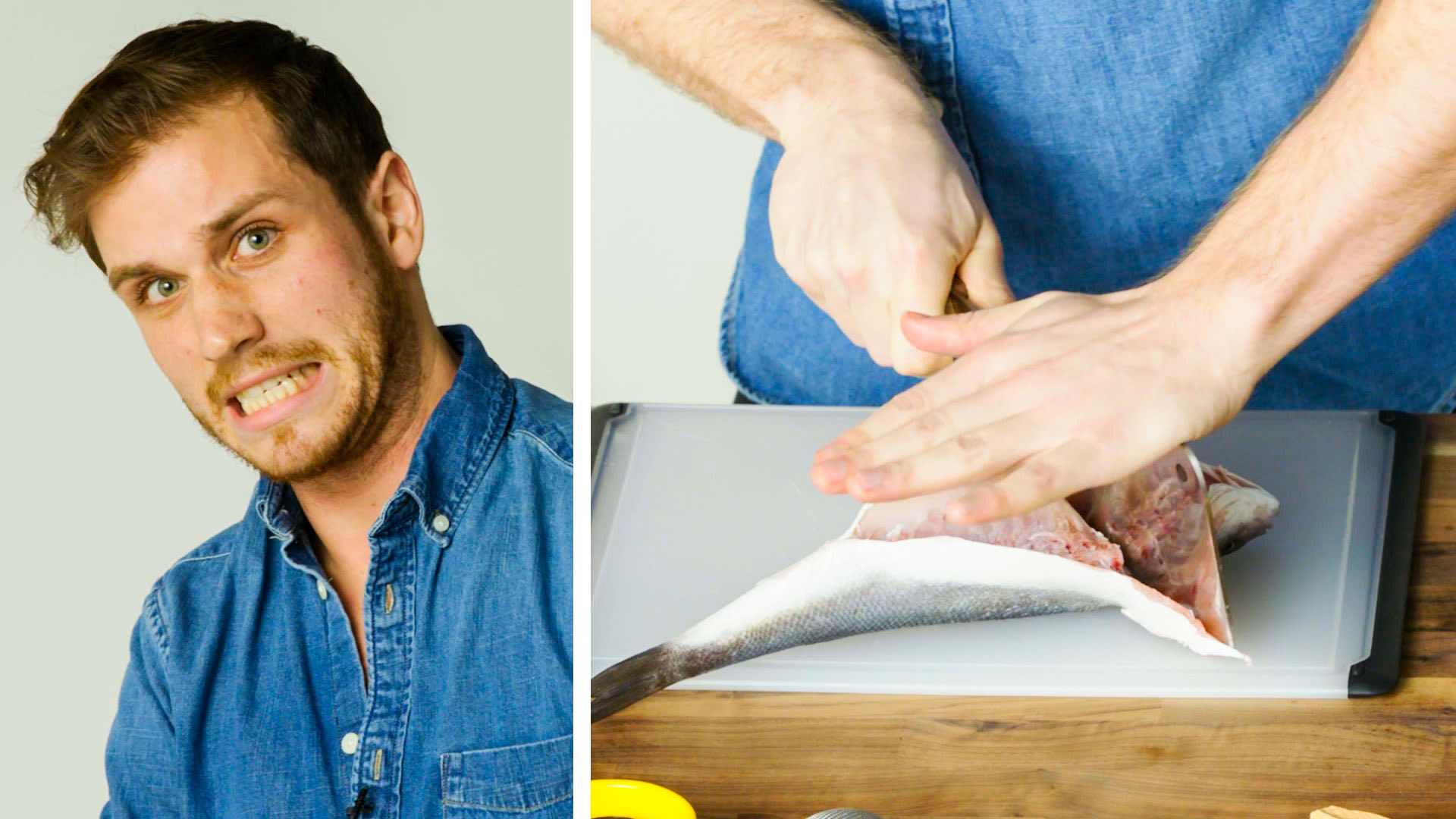 Watch 50 People Try to Fillet a Fish | Basic Skills Challenge | Epicurious