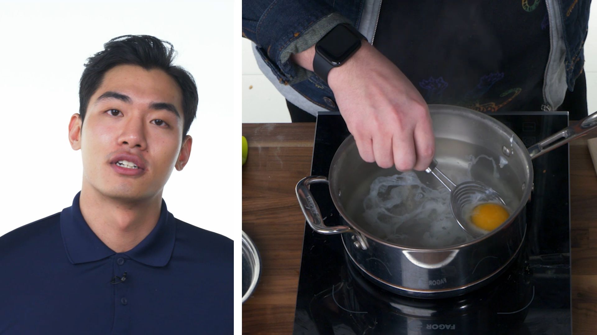 Watch 50 People Try to Poach an Egg | Basic Skills Challenge | Epicurious