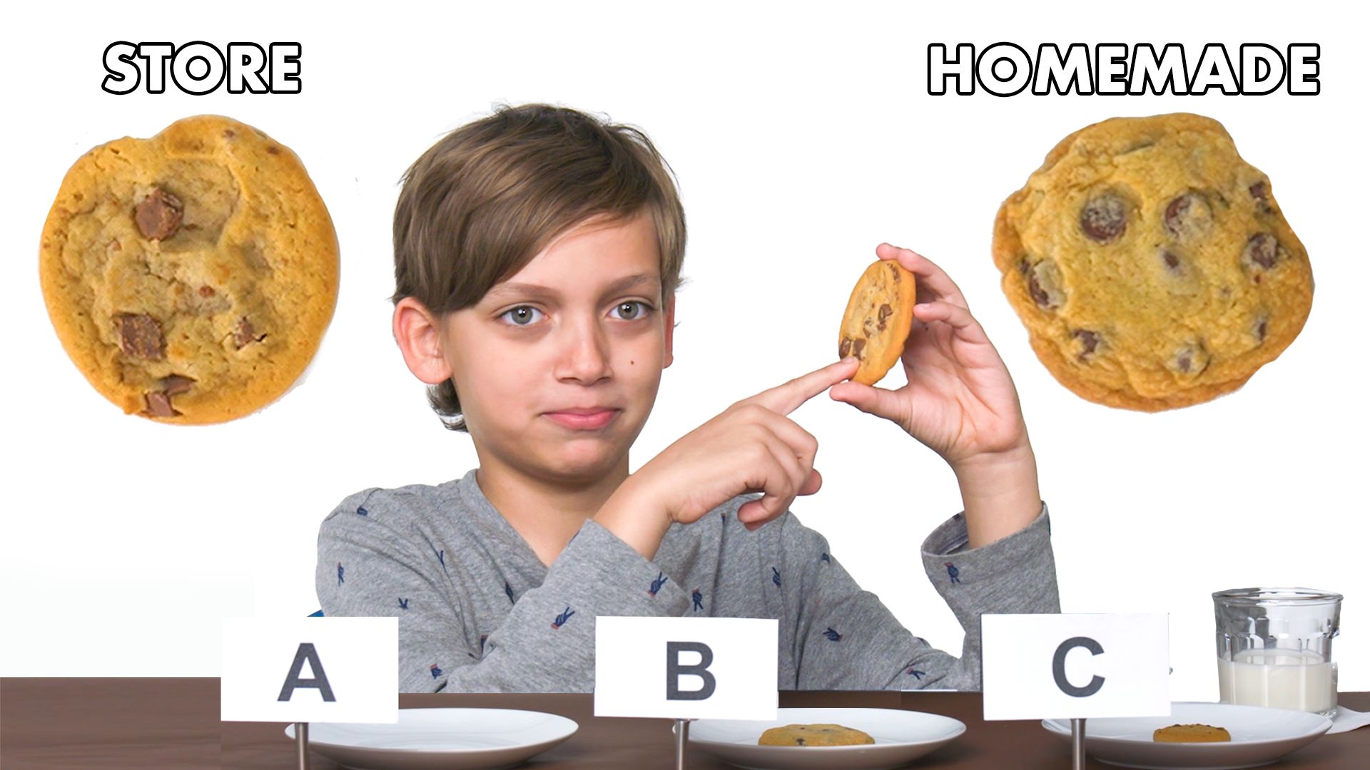 Watch Kids Try Store-Bought vs Homemade Cookies | Kids Try | Epicurious