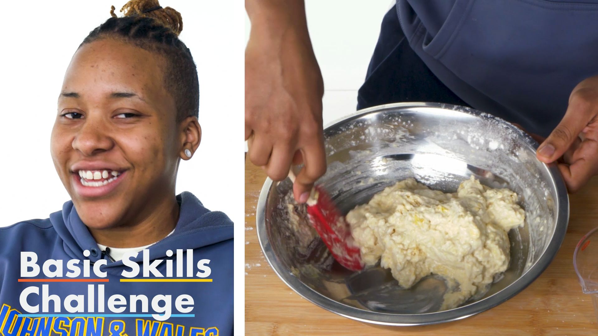 Watch 50 People Try to Make Dough | Basic Skills Challenge | Epicurious