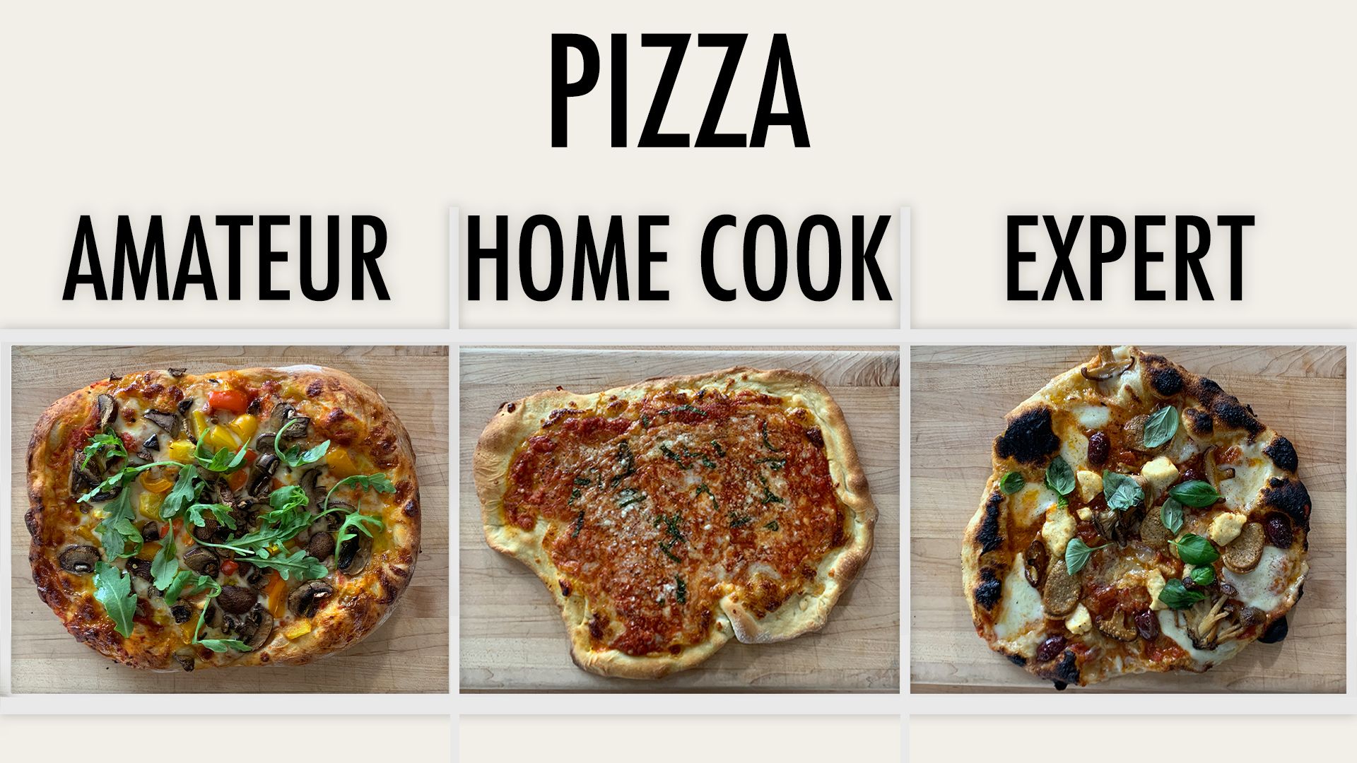 Watch 4 Levels of Pizza: Amateur to Food Scientist | 4 Levels | Epicurious