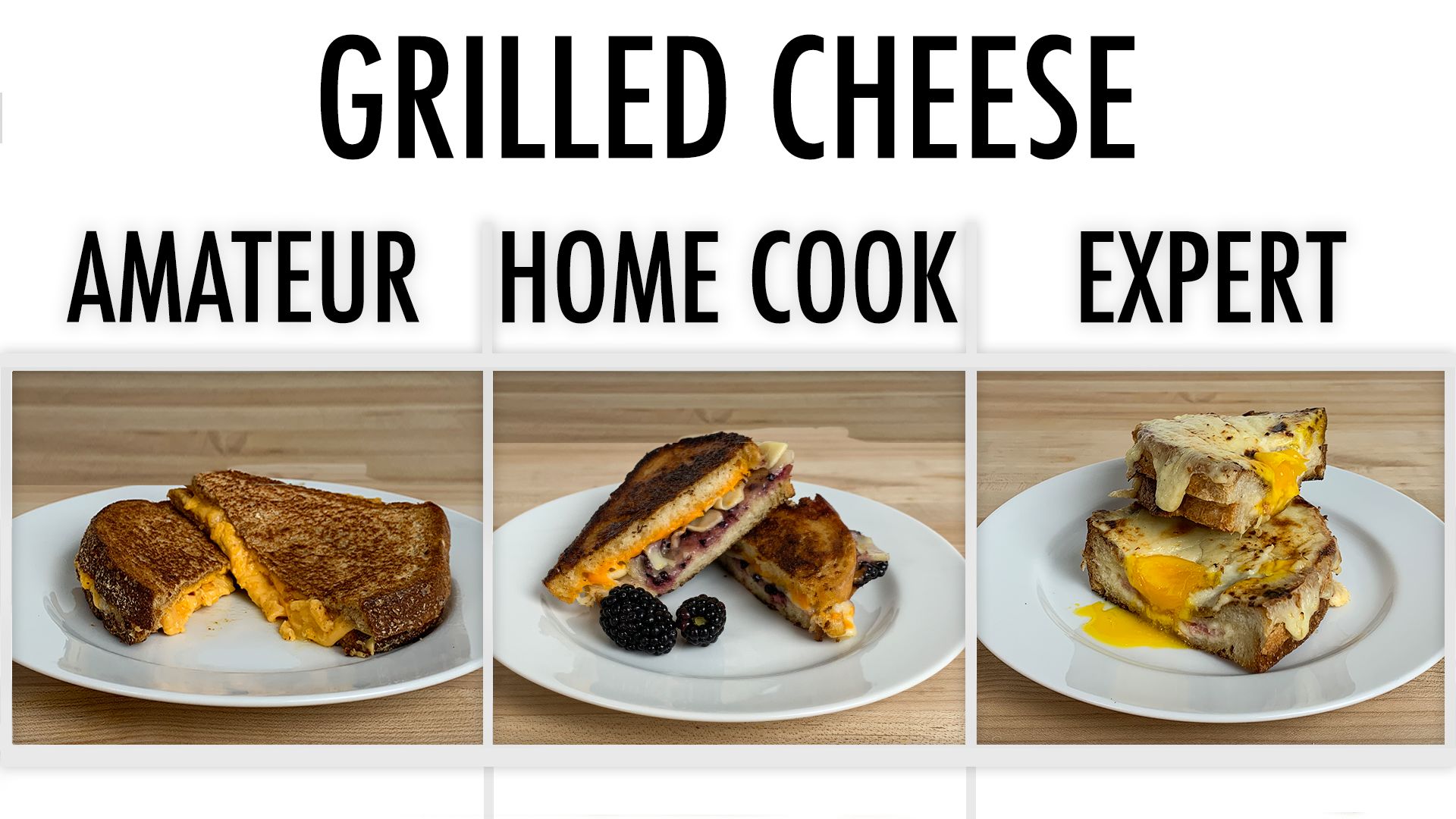 Watch 4 Levels of Grilled Cheese: Amateur to Food Scientist | 4 Levels ...
