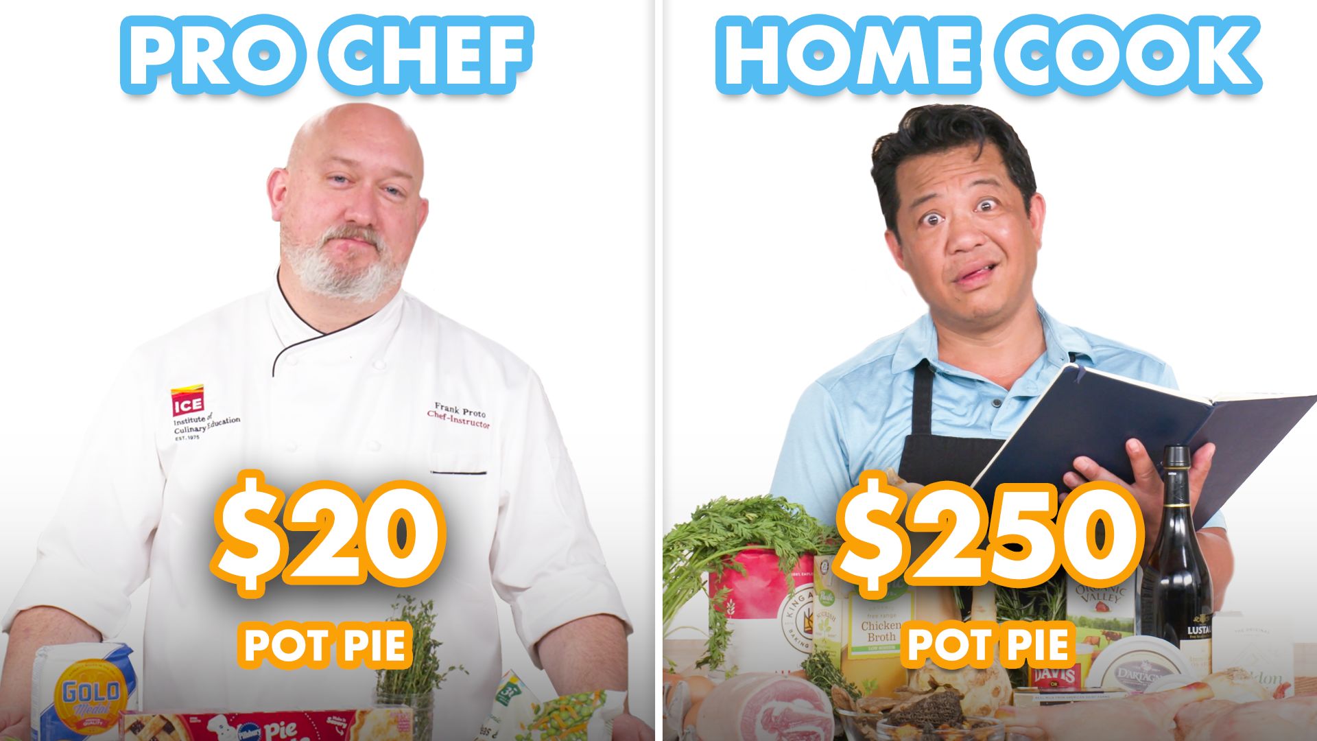 Watch $250 vs $20 Pot Pie: Pro Chef & Home Cook Swap Ingredients | Pro ...