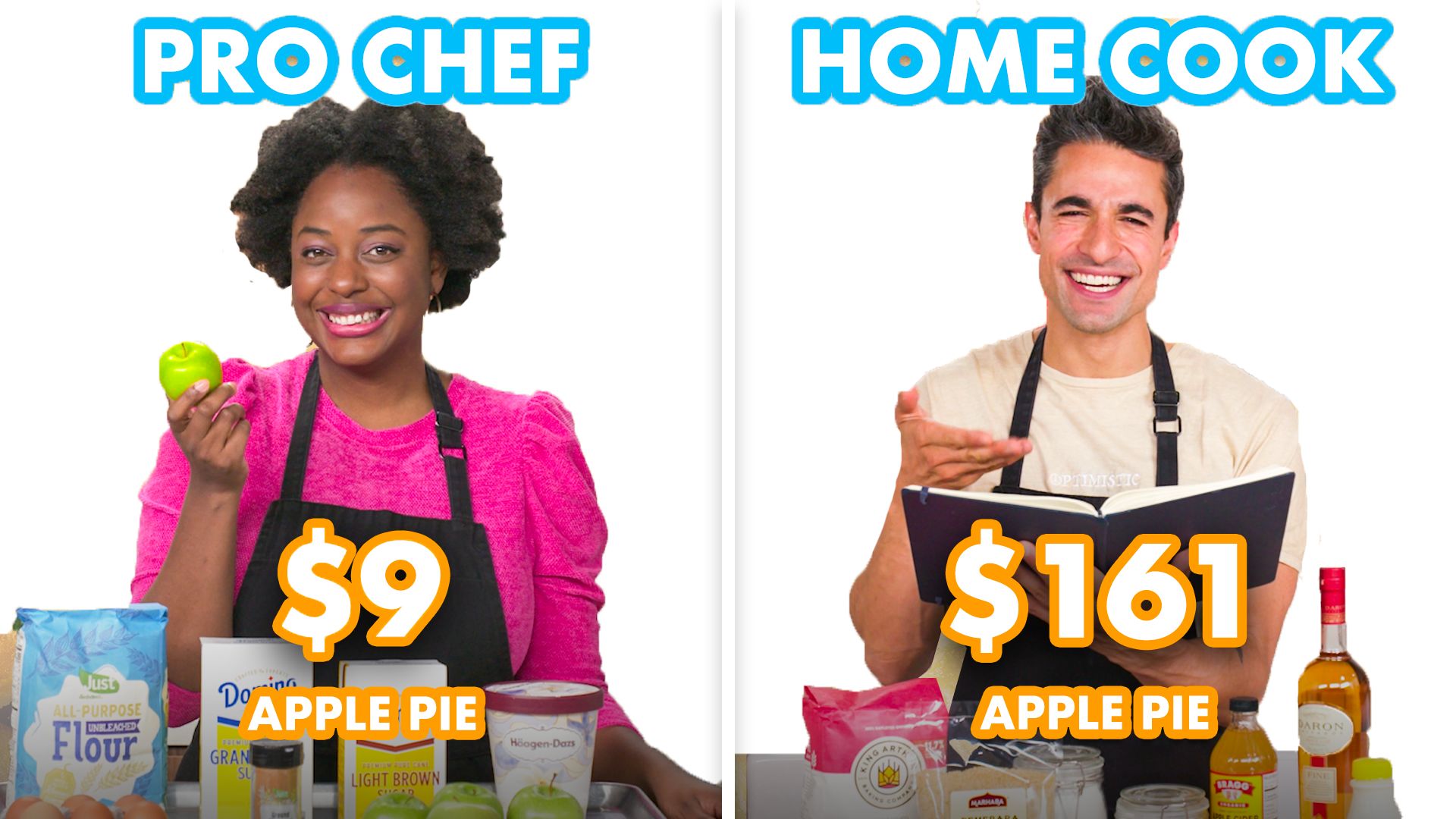 Watch $161 vs $9 Apple Pie: Pro Chef & Home Cook Swap Ingredients | Pro ...