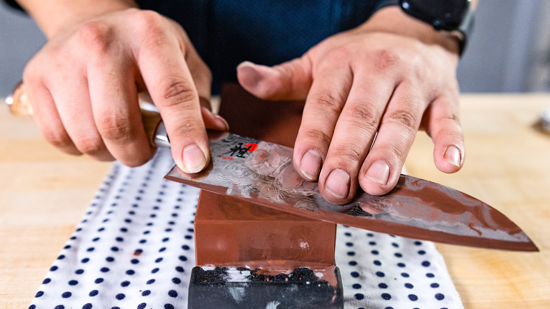 Watch How A Master Knife Sharpener Saves Broken Knives | Epicurious