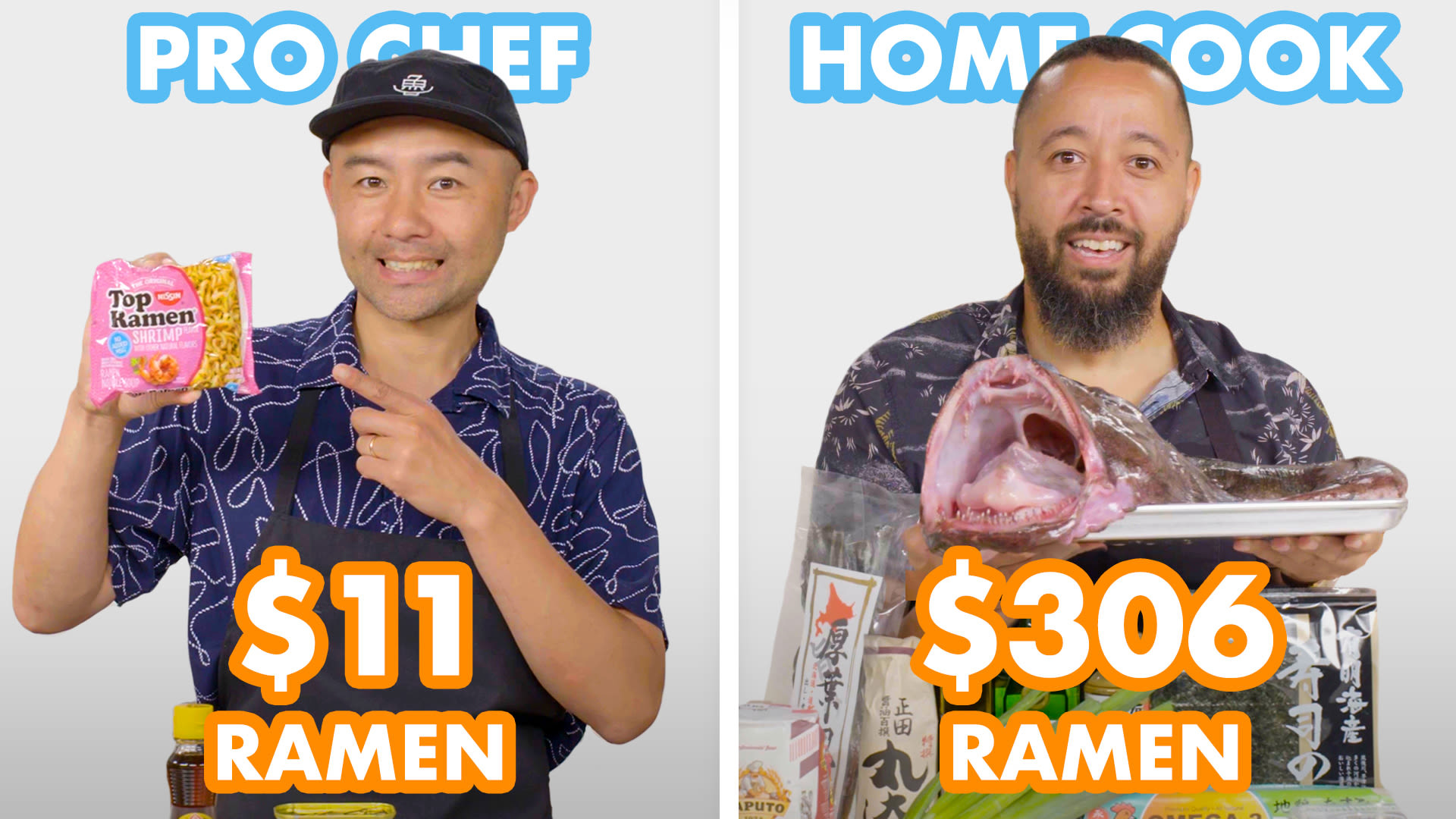 Watch $306 vs $11 Ramen: Pro Chef & Home Cook Swap Ingredients | Pro ...