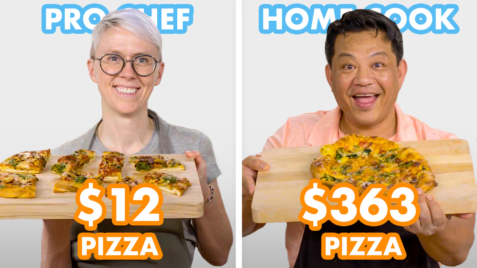 Watch $363 vs $12 Pizza: Pro Chef & Home Cook Swap Ingredients | Pro ...