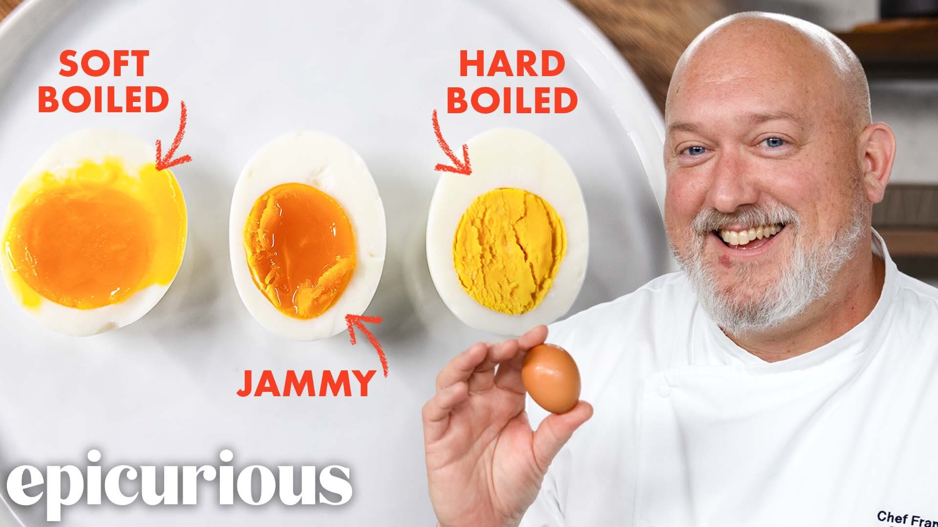 Watch The Secret to Perfect Boiled Eggs (Soft, Jammy, Hard) | Epicurious 101 | Epicurious