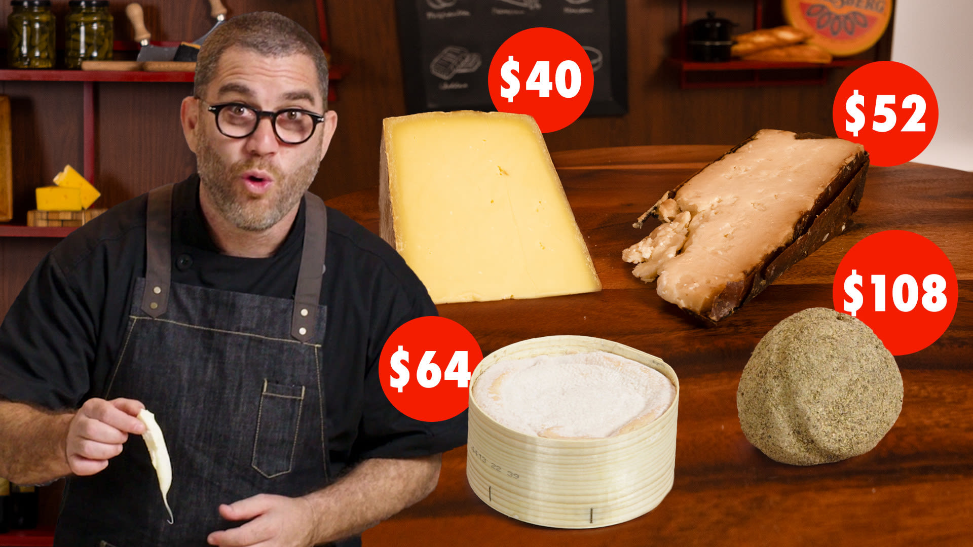 Watch Cheesemonger Tries 21 of the World's Most Expensive Cheeses | The ...