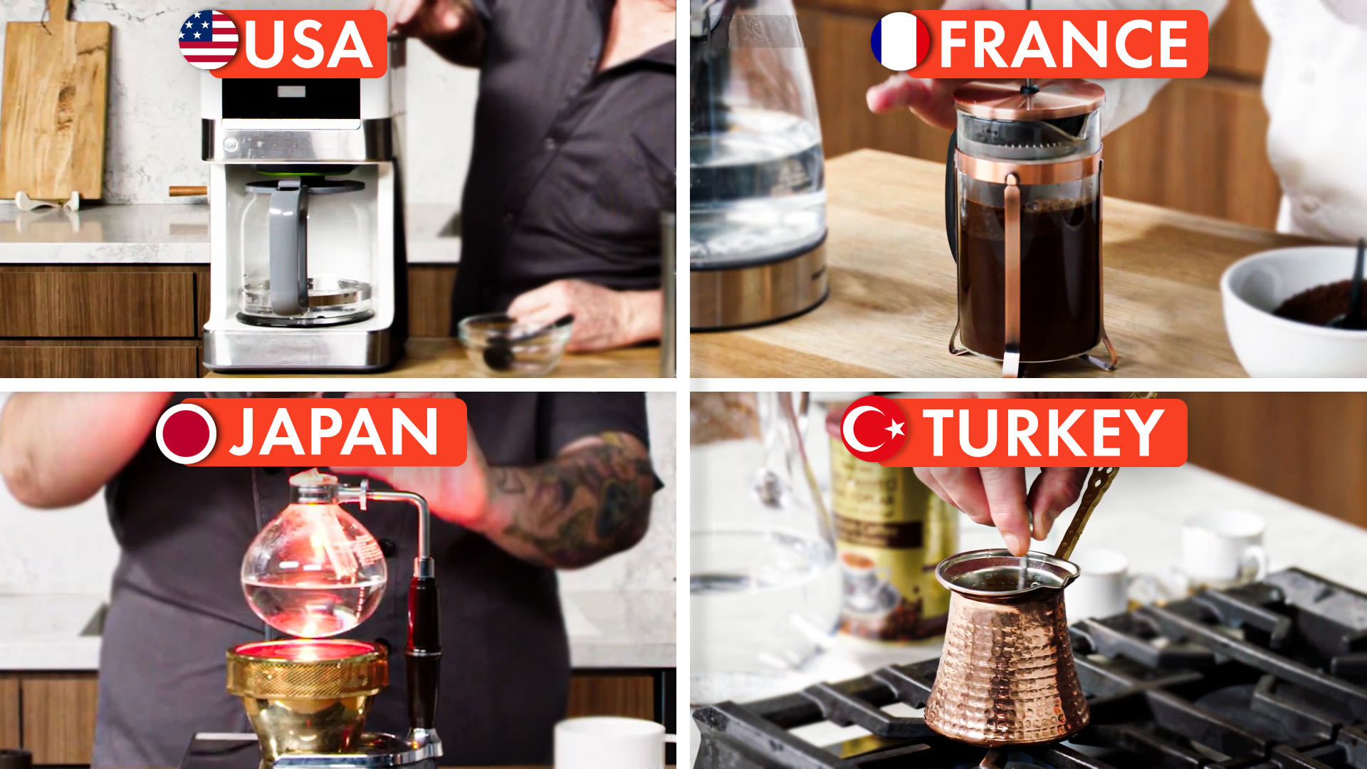 Watch Chefs From Around The World Make Coffee | 10 Chefs | Epicurious