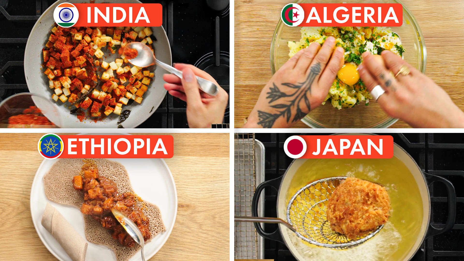 Watch How Chefs From Around the World Make Potatoes | 10 Chefs | Epicurious