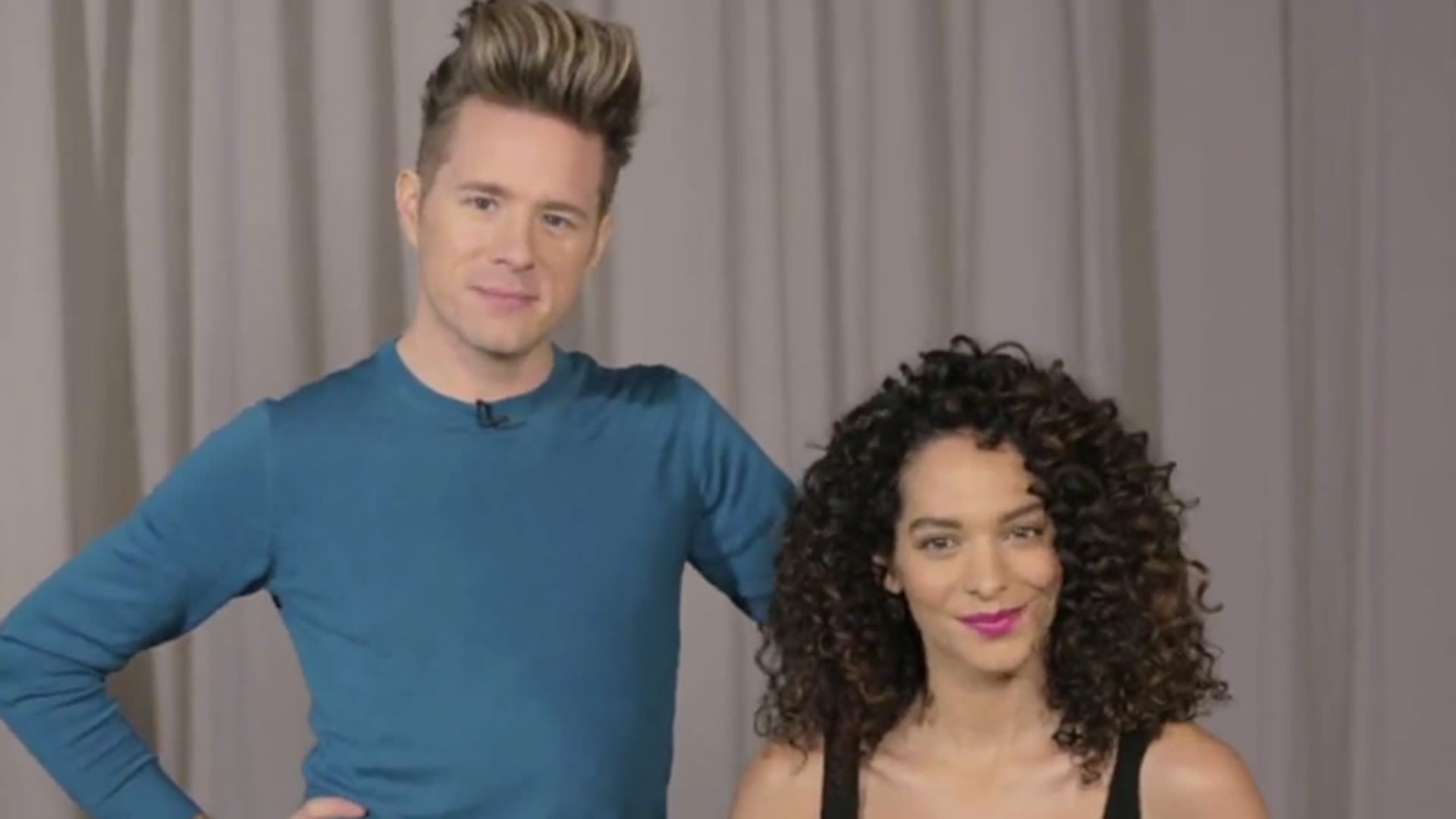 Watch A Gorgeous Updo for Curly Hair | Hey, Hair Genius | Glamour