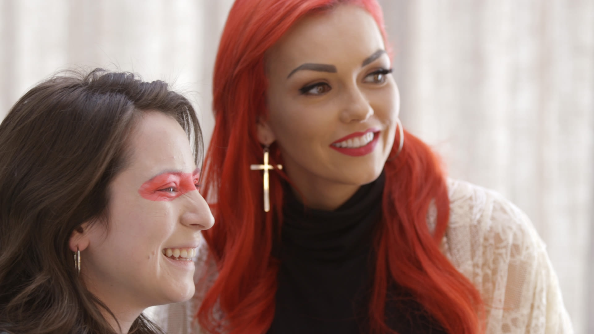Watch Watch Two Gutsy Women Wear Wild Runway Makeup in Public | Glamour