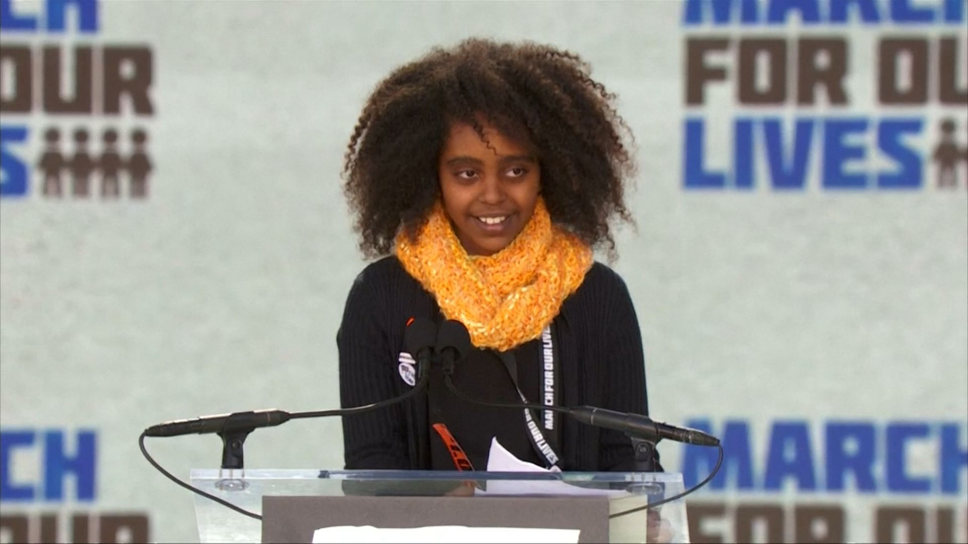 Watch Naomi Wadler's Speech at March For Our Lives | Glamour