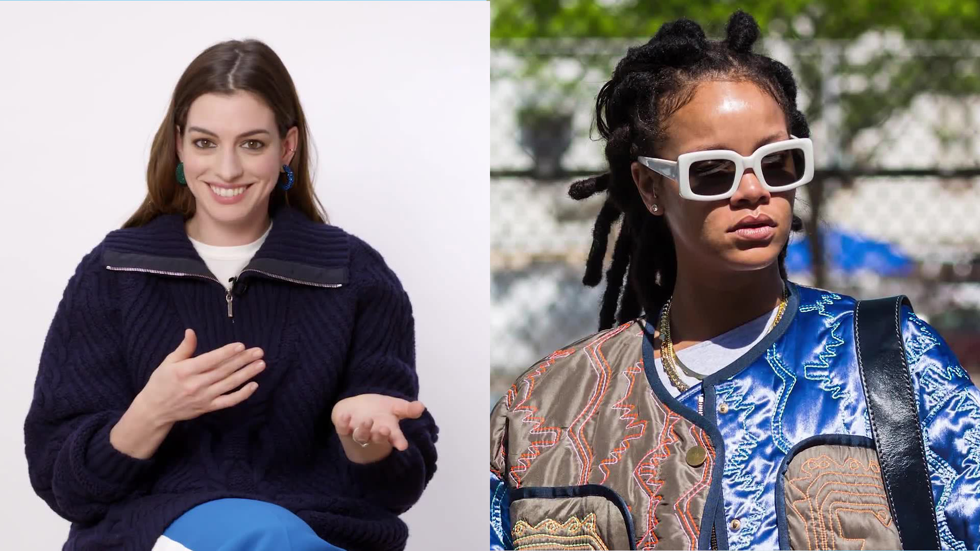 Watch Anne Hathaway Discusses Singing Rihanna Songs on Set of Ocean's 8 ...
