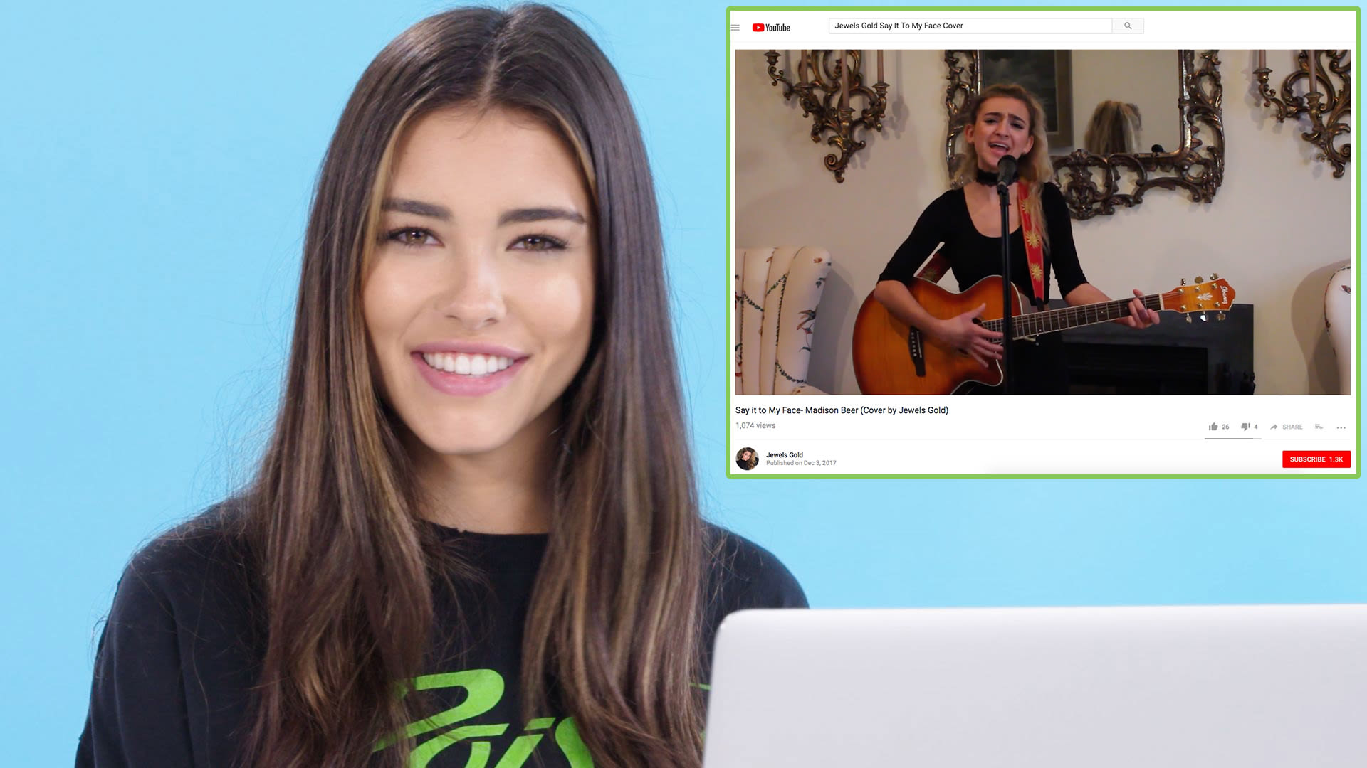 Watch Madison Beer Watches Fan Covers On YouTube | You Sang My Song ...