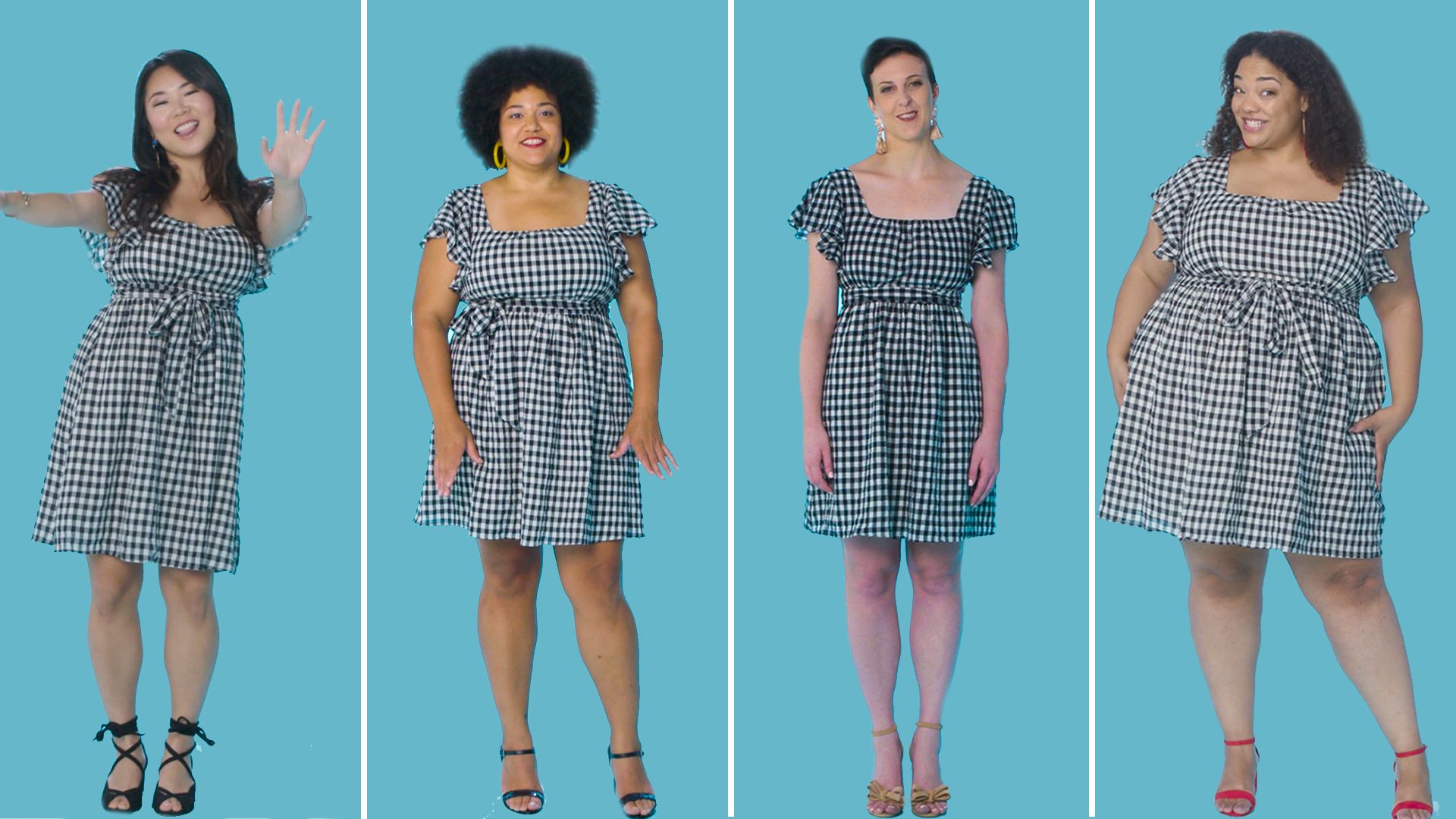 Watch Women Sizes 0 Through 26 Try On the Same Short Dress | Glamour