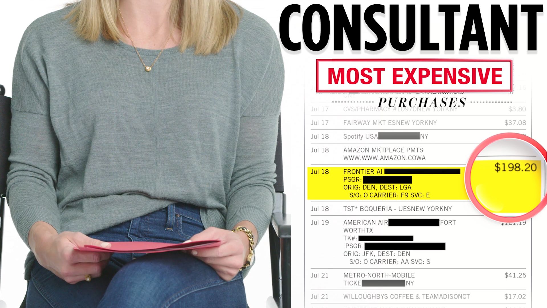 Watch How This NYC Senior Consultant Spends Her $110K Salary | Honest ...