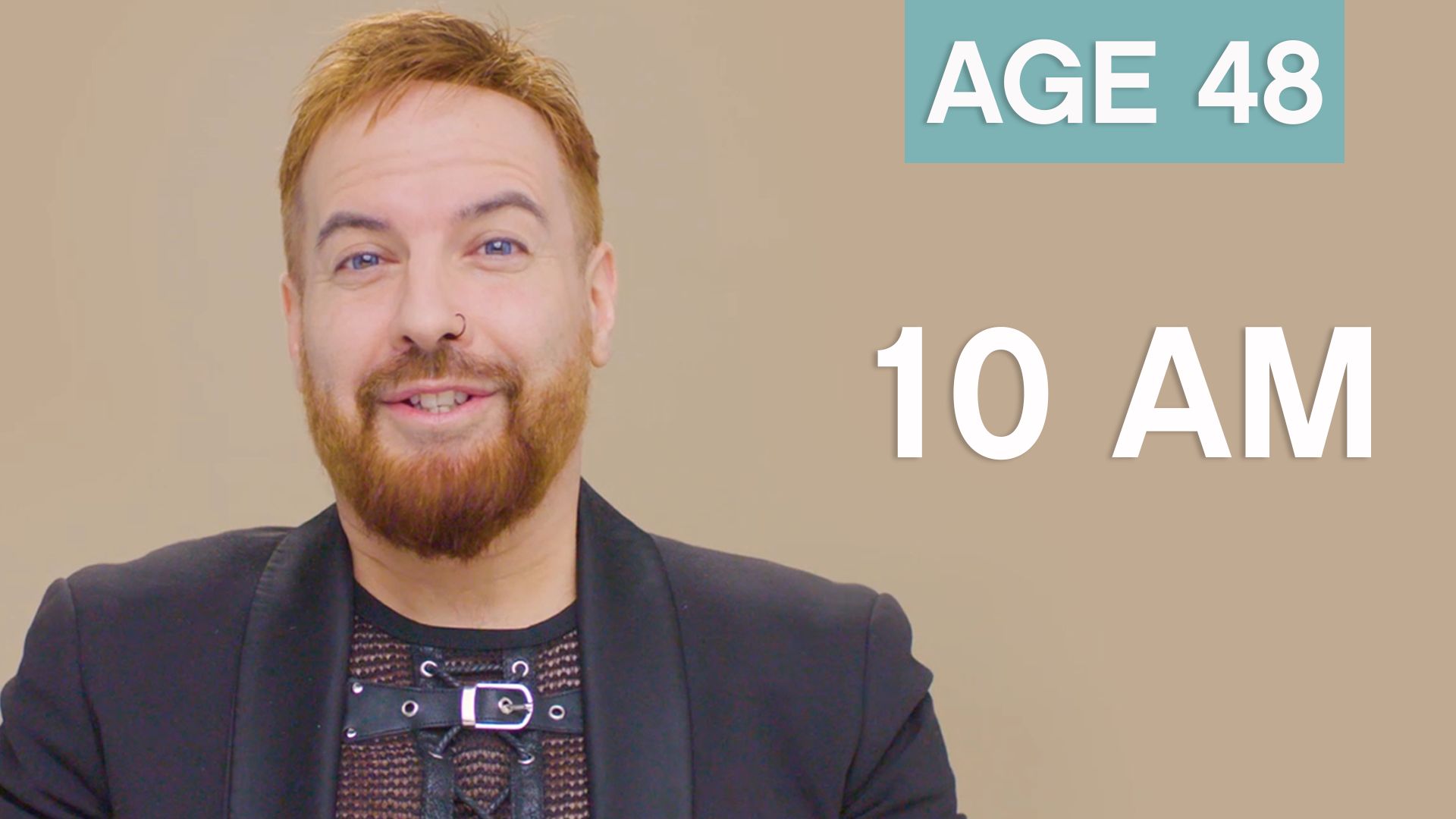 Watch 70 Men Ages 5 to 75: What's Your Bedtime? | 5-75 | Glamour