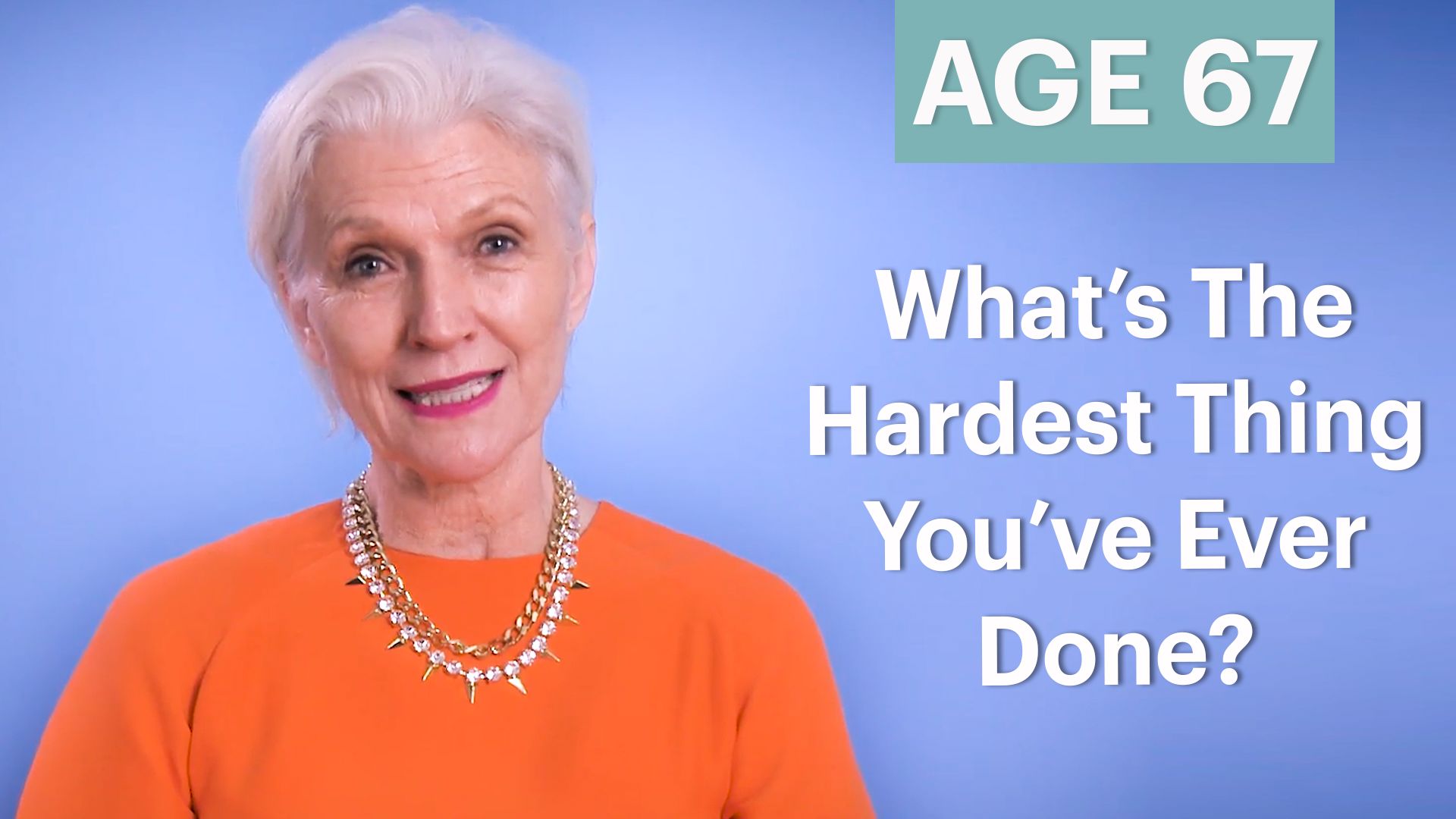 Watch 70 People Ages 5-75 Answer: What's the Hardest Thing You've Ever ...