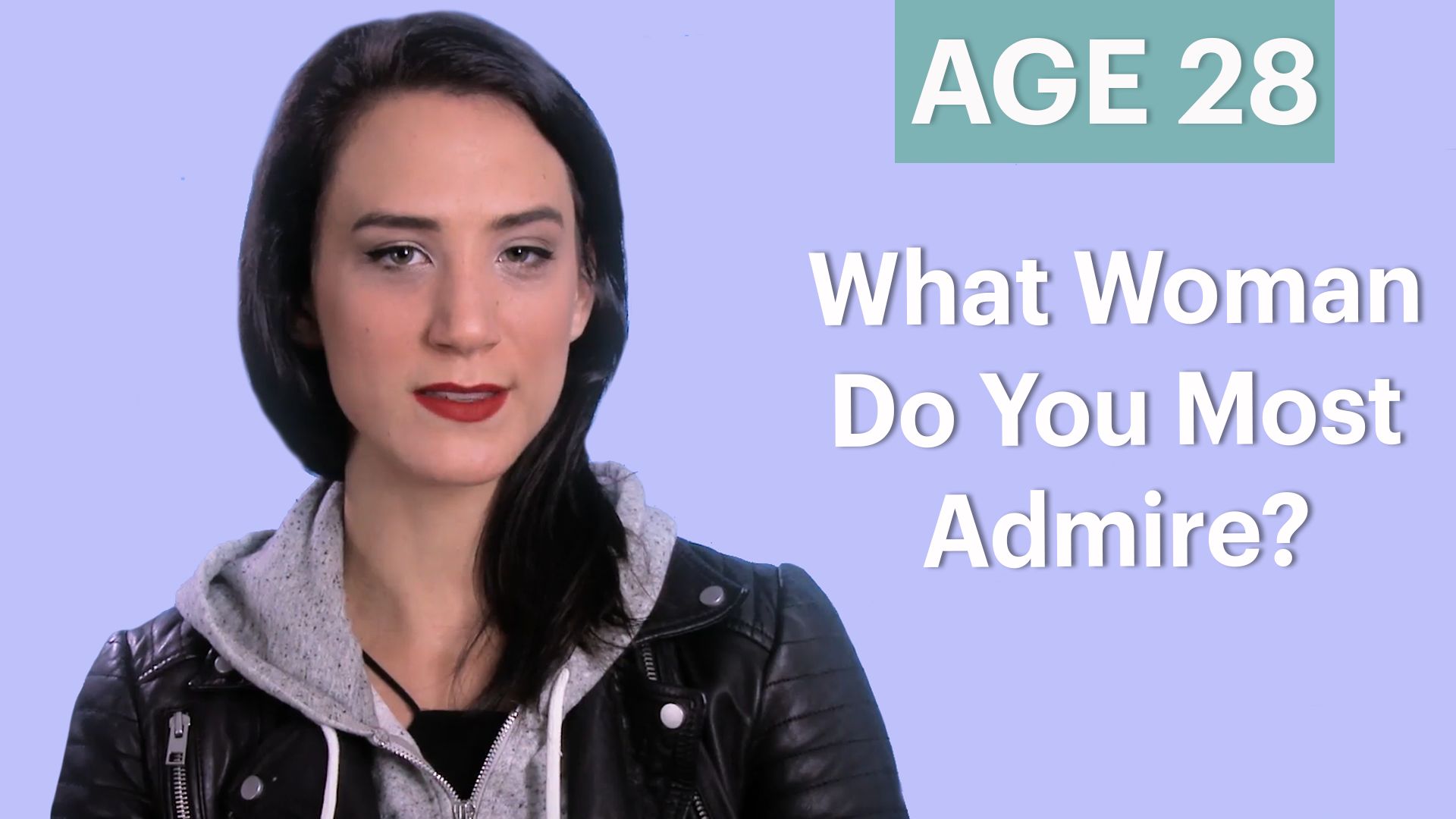 Watch 70 People Ages 5-75 Answer: What Woman Do You Admire Most ? | 5 ...