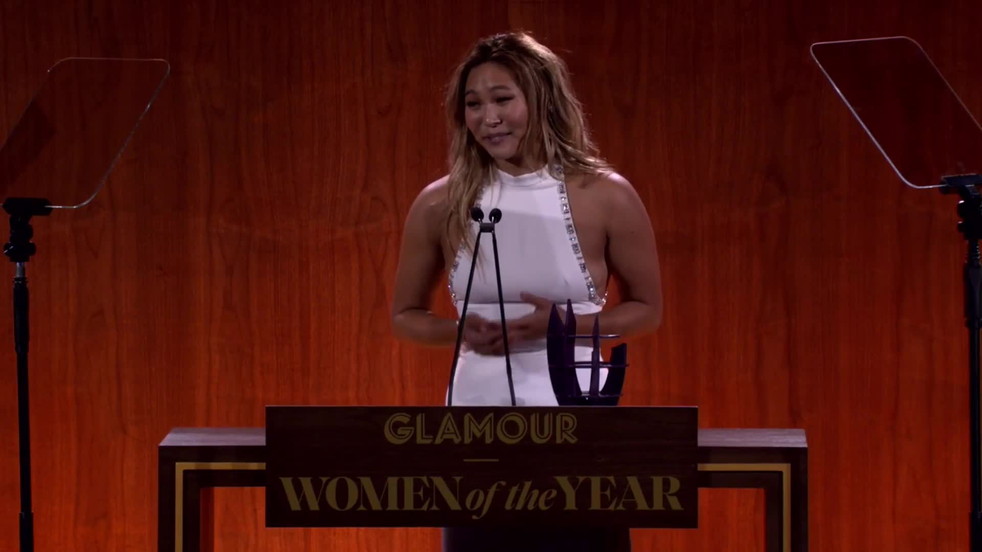 Watch Chloe Kim at Glamour's Women of the Year Awards | Glamour