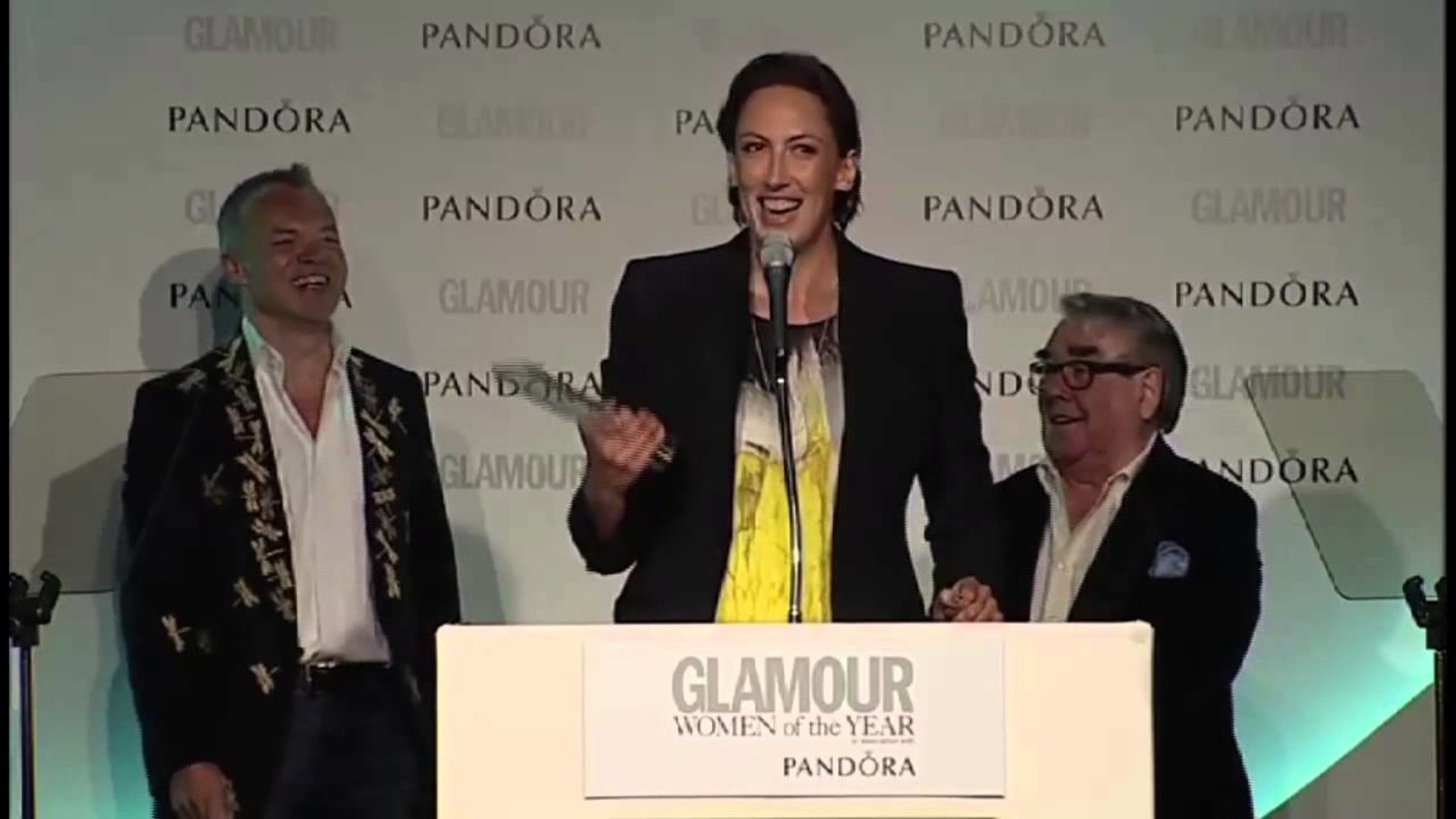 Watch Miranda Hart accepts the Writer 2013 GLAMOUR Award | Glamour ...