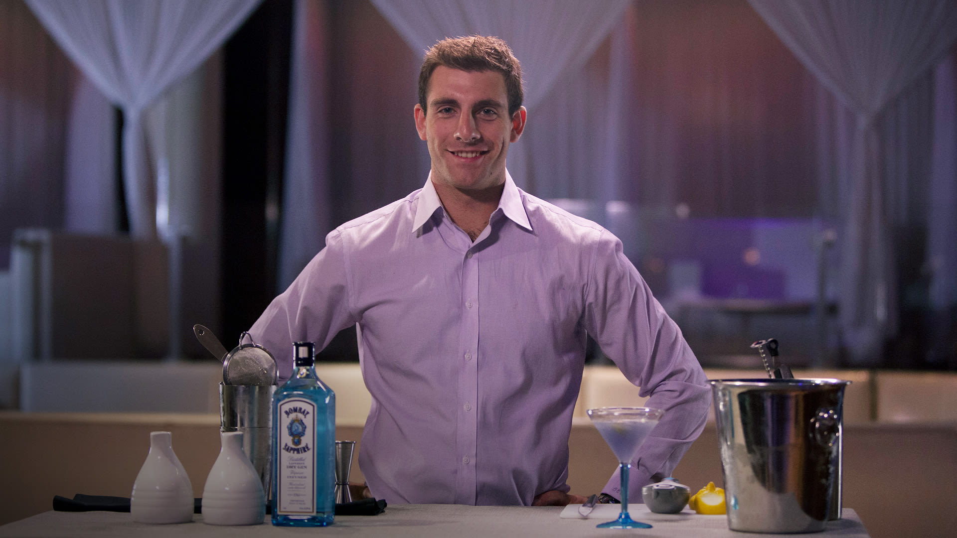 Watch Quick Cocktail: How to Make an Aviation | Bartender in Residence | GQ
