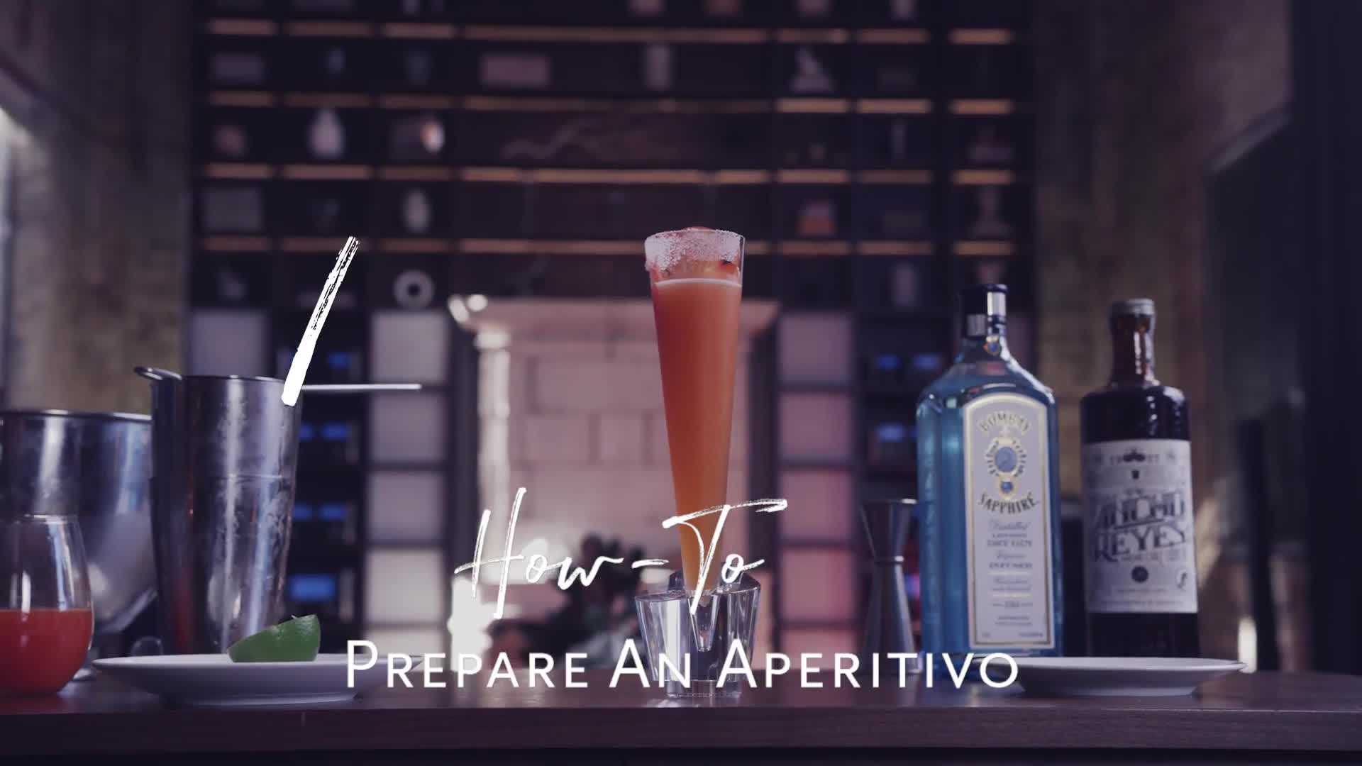 Watch Your New Drink: The Pre-Dinner Cocktail | Bartender in Residence | GQ