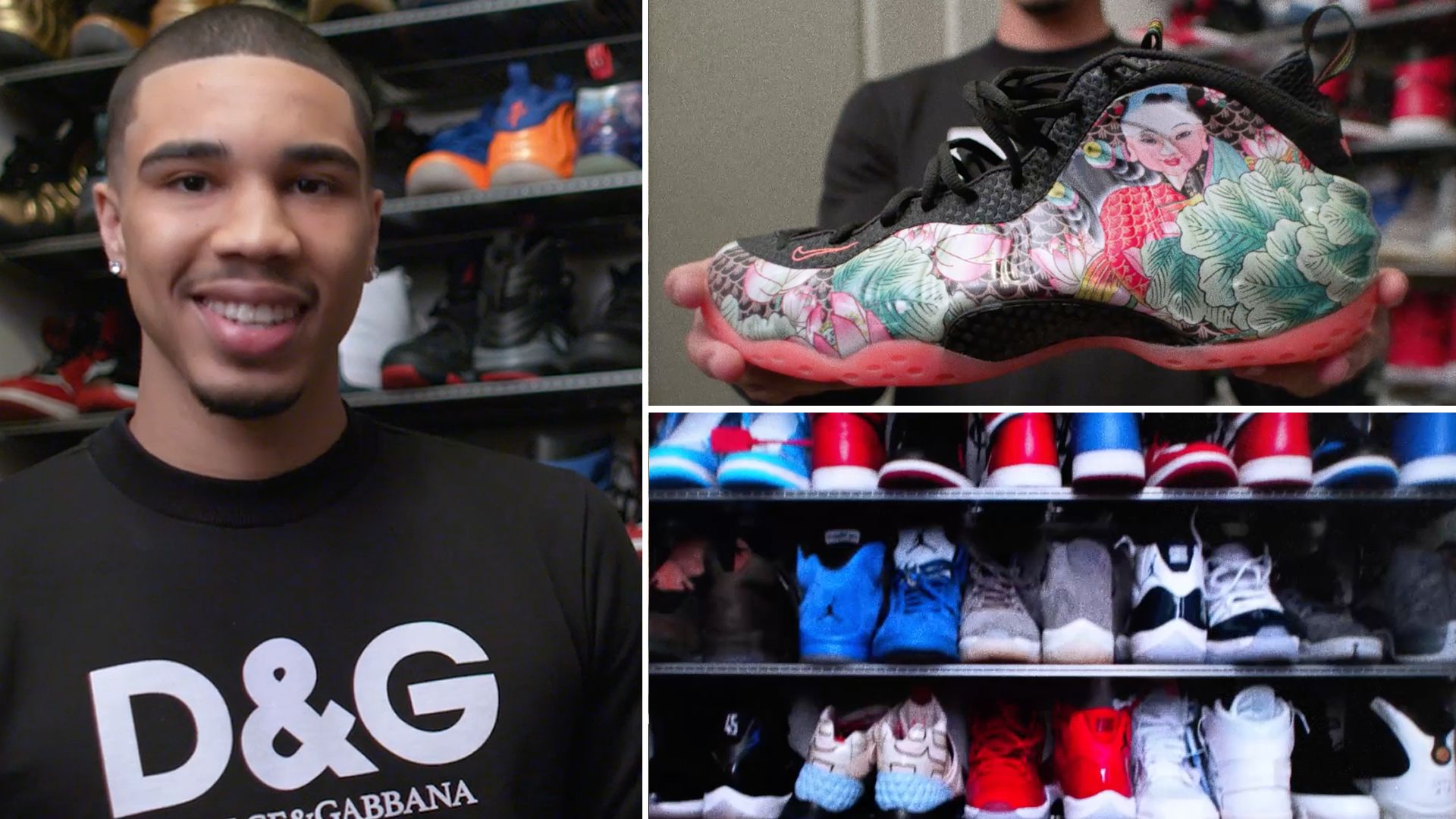 Watch Jayson Tatum's Rare Sneaker Collection | Collected | GQ