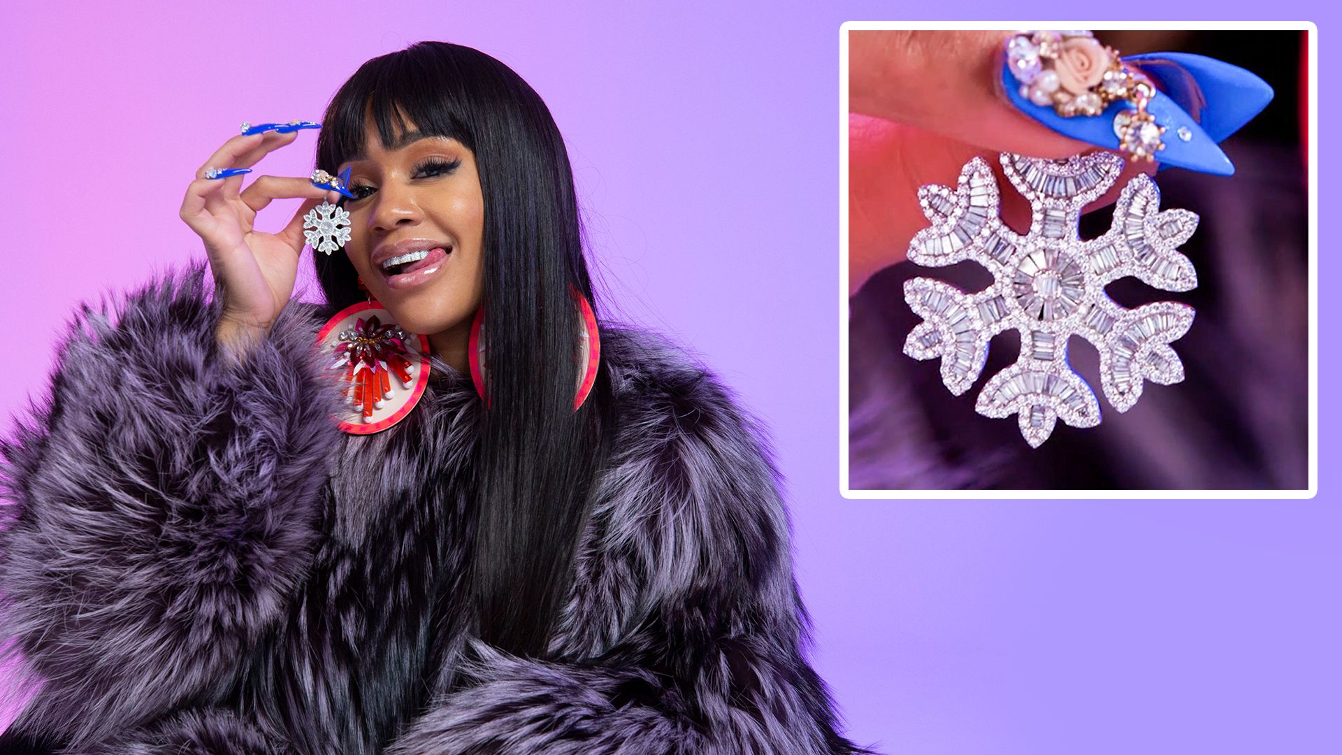 Watch ICY GRL Saweetie Shows Off Her Impressive Jewelry Collection | On ...