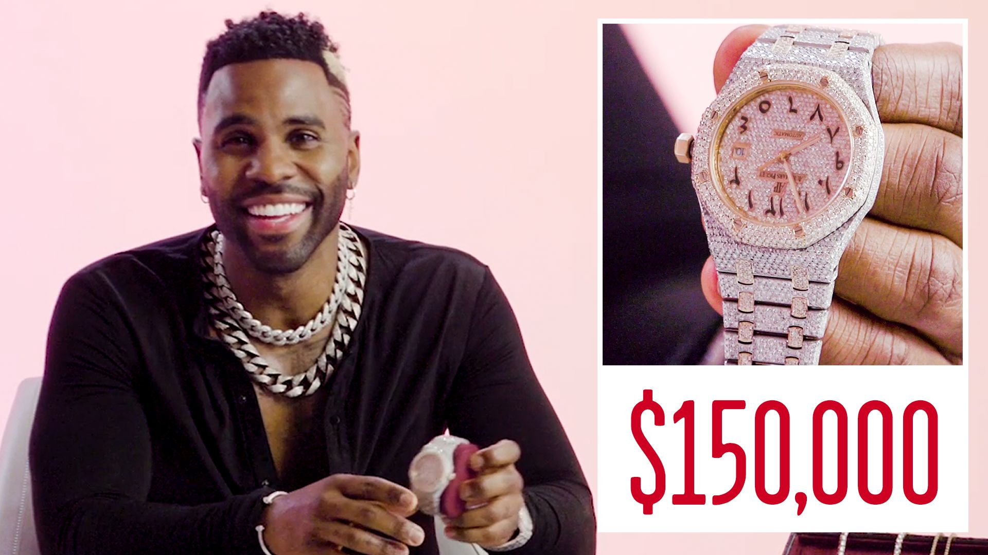 Watch Jason Derulo Shows Off His Insane Jewelry Collection | On The ...