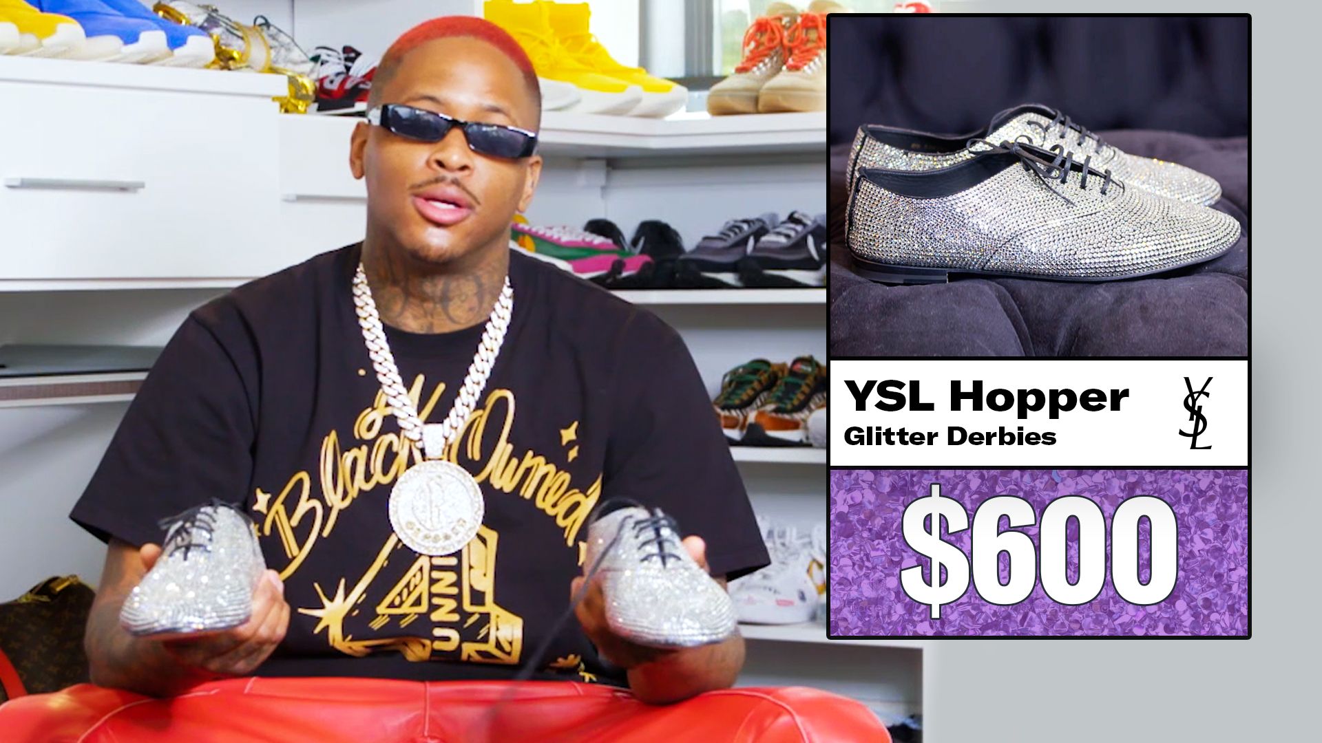 Watch YG Shows Off His Insane Converse Sneaker Collection & More | My ...