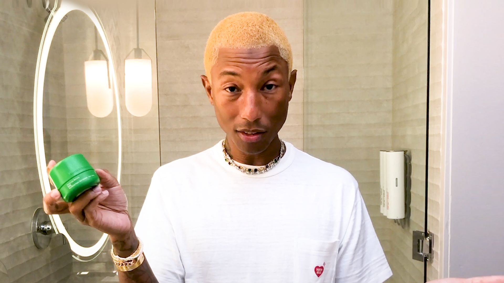 Watch Pharrell's Skincare Routine for a Youthful Look | GQ