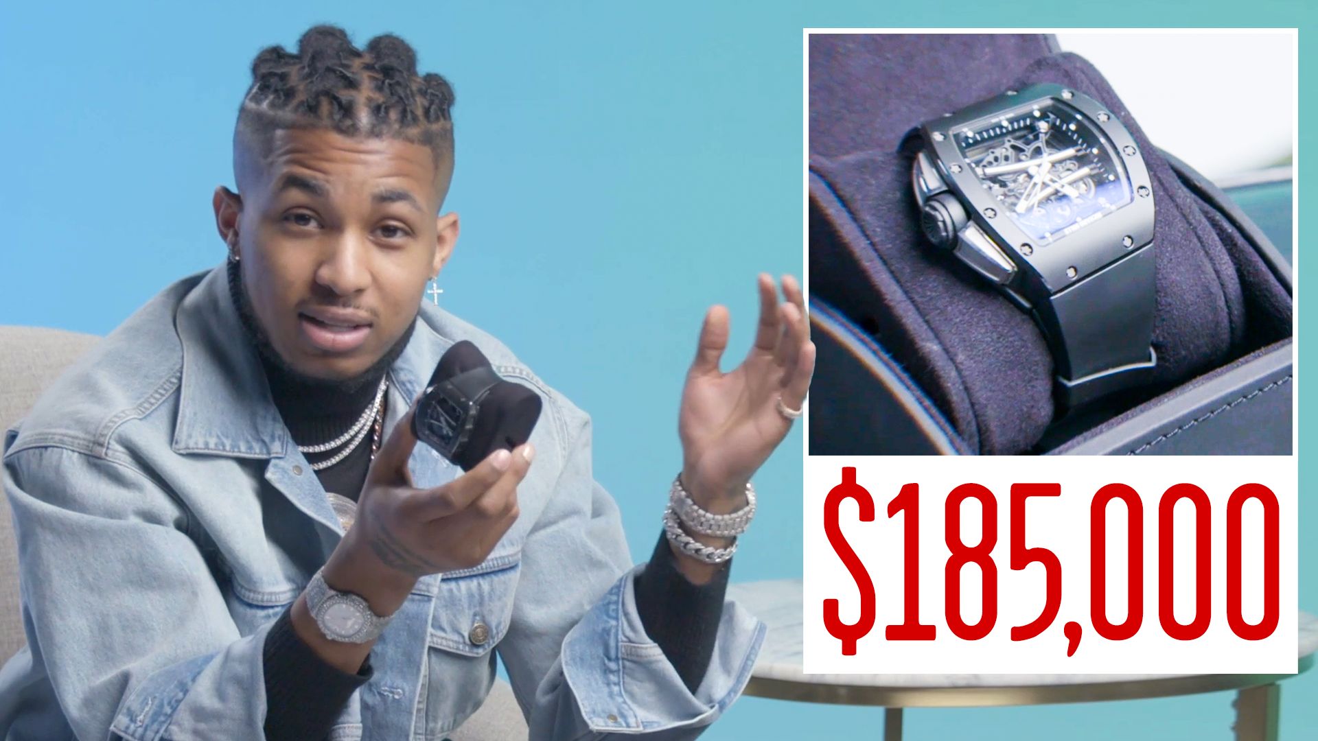 Watch DDG Shows Off His Insane Jewelry Collection | On The Rocks | GQ