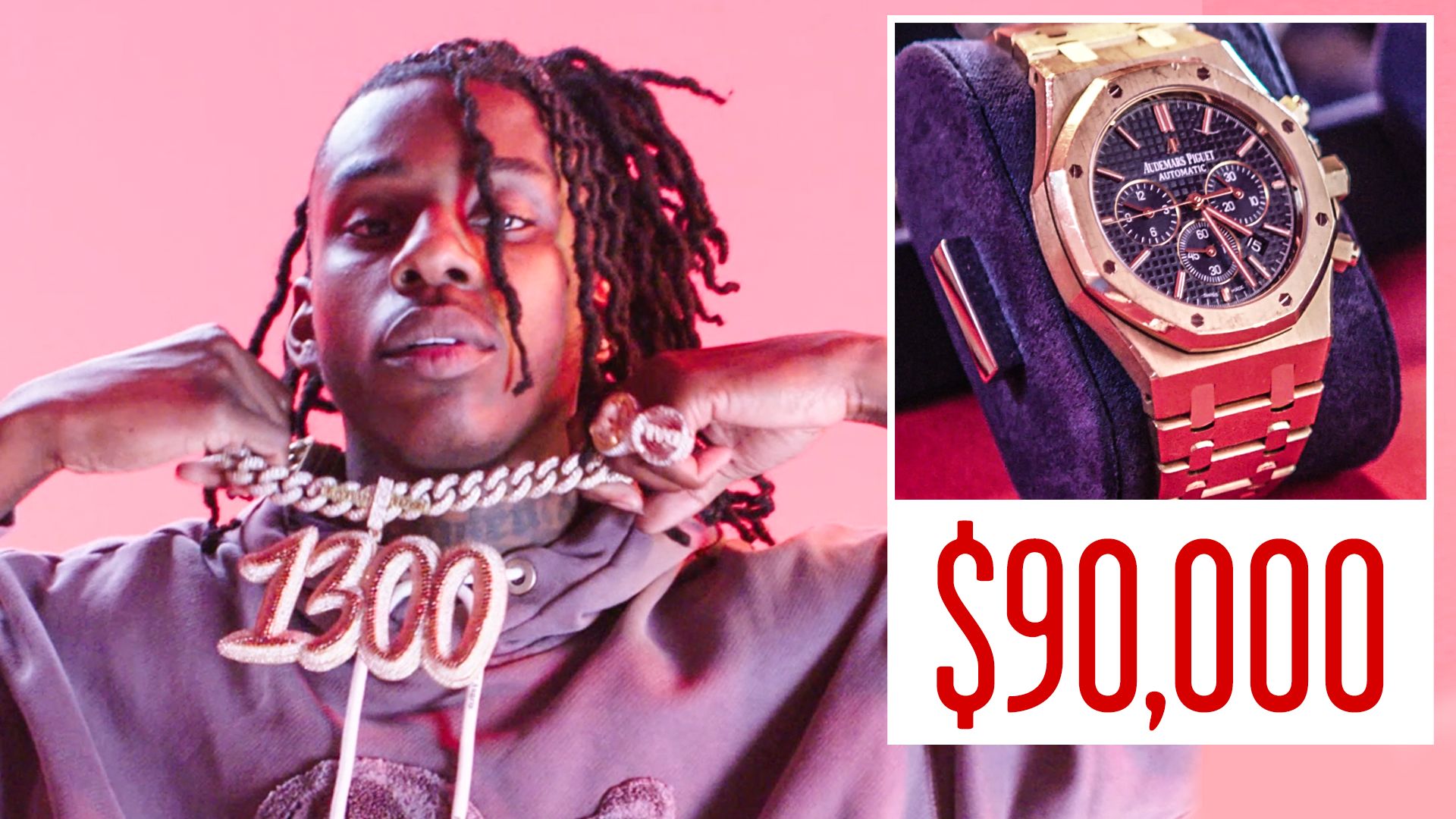 Watch Polo G Shows Off His Insane Jewelry Collection | On The Rocks | GQ