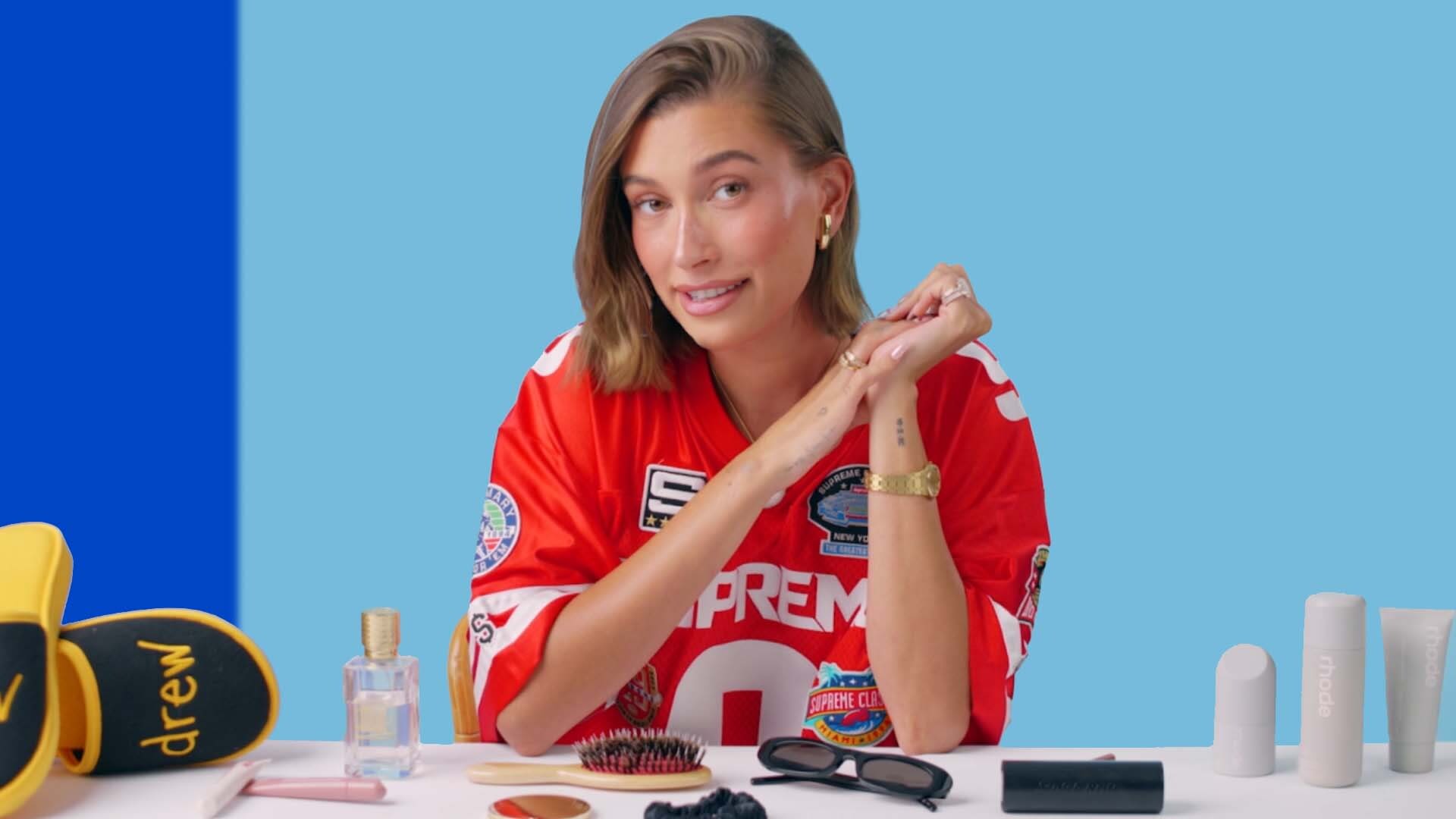 Watch 10 Things Hailey Bieber Can't Live Without | 10 Essentials | GQ