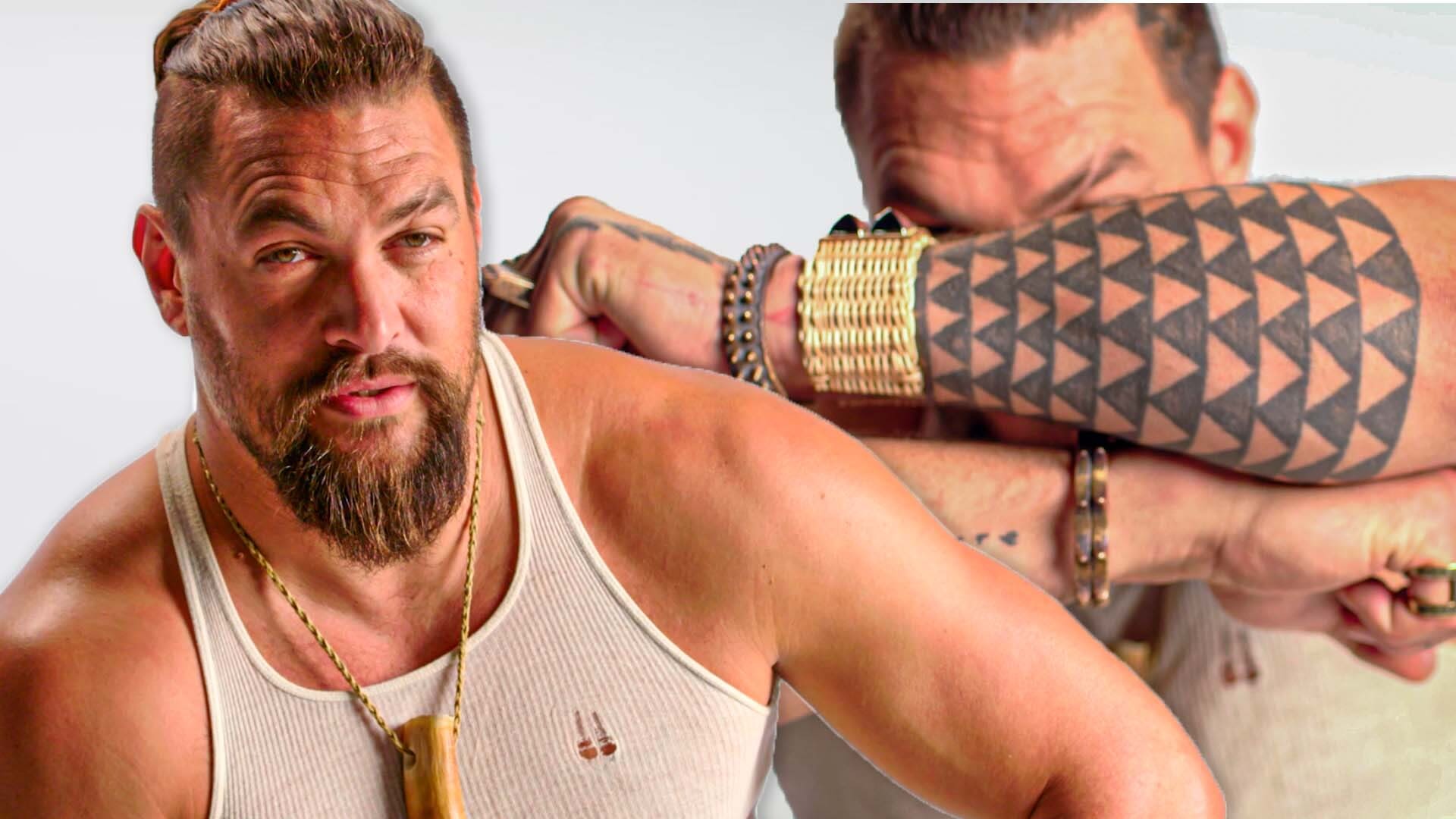 Watch Jason Momoa Shows Off His Tattoos | Tattoo Tour | GQ