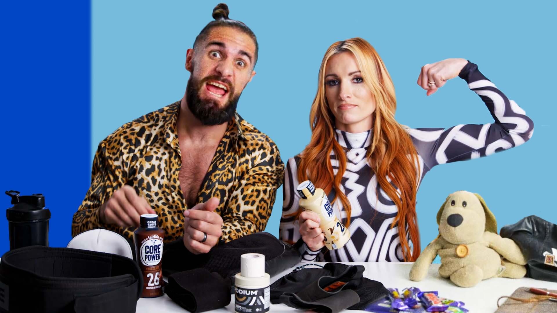 Watch 10 Things WWE's Seth Rollins & Becky Lynch Can't Live Without ...