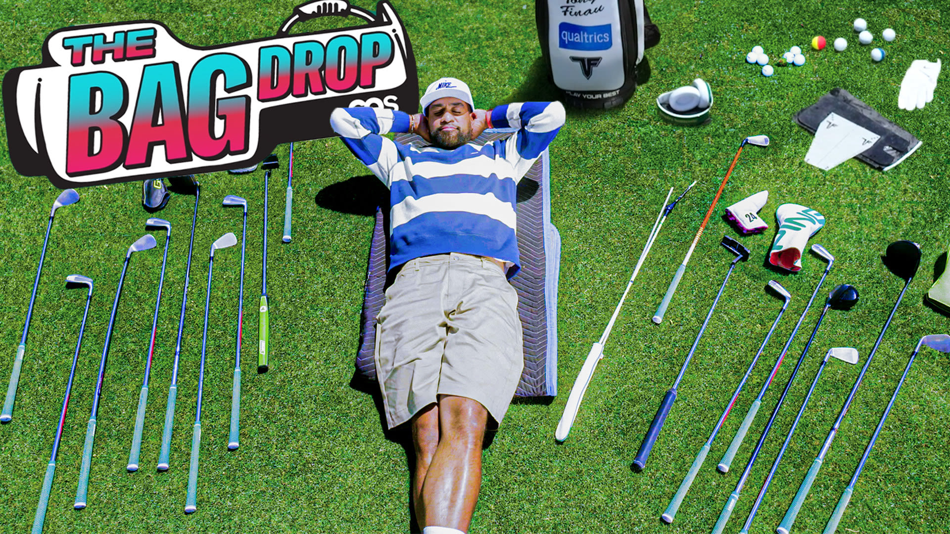 Watch Tony Finau Shows Off Every Club In His Golf Bag | Bag Drop | GQ