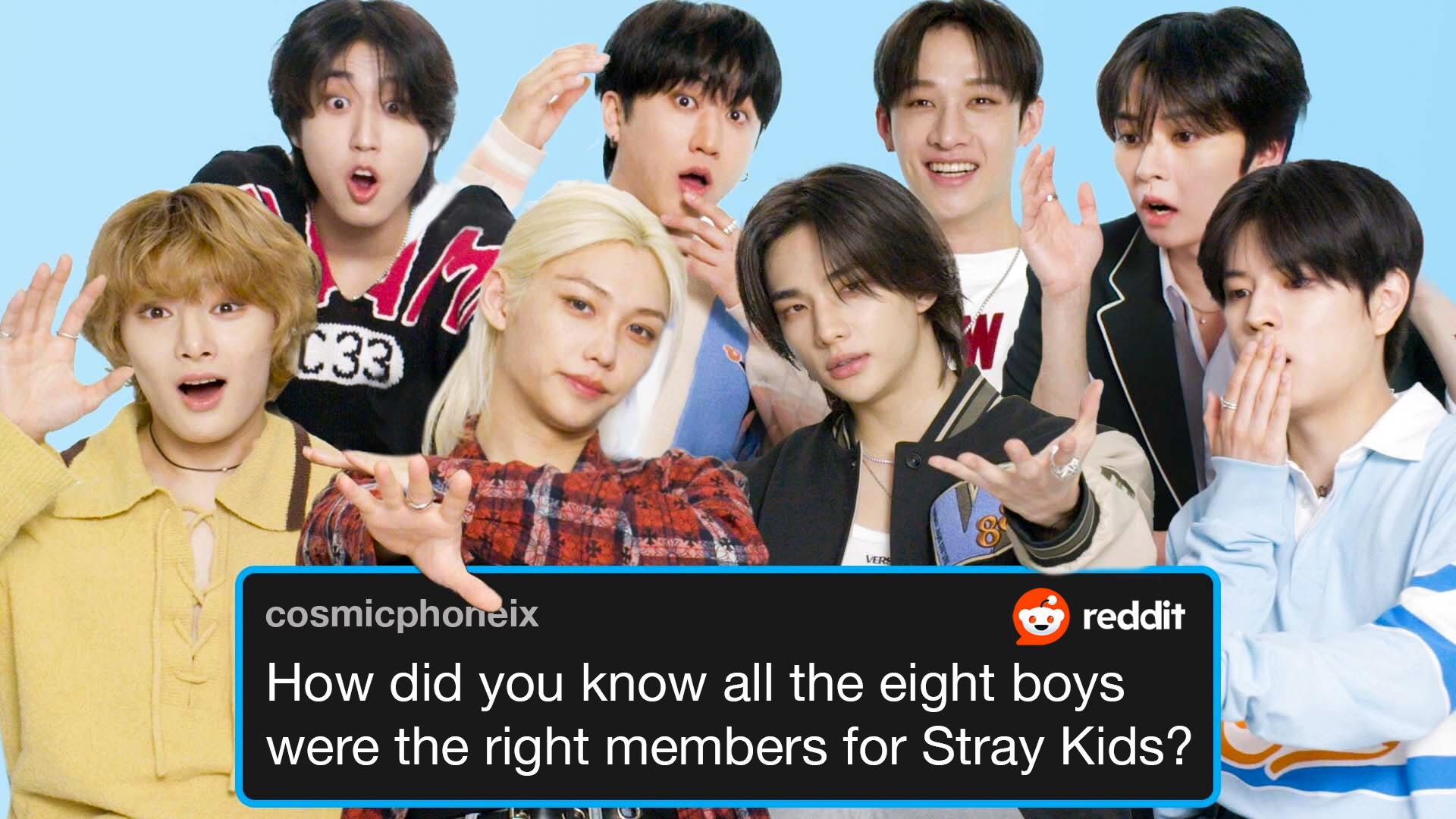 Watch Stray Kids Reply to Fans Online | Actually Me | GQ