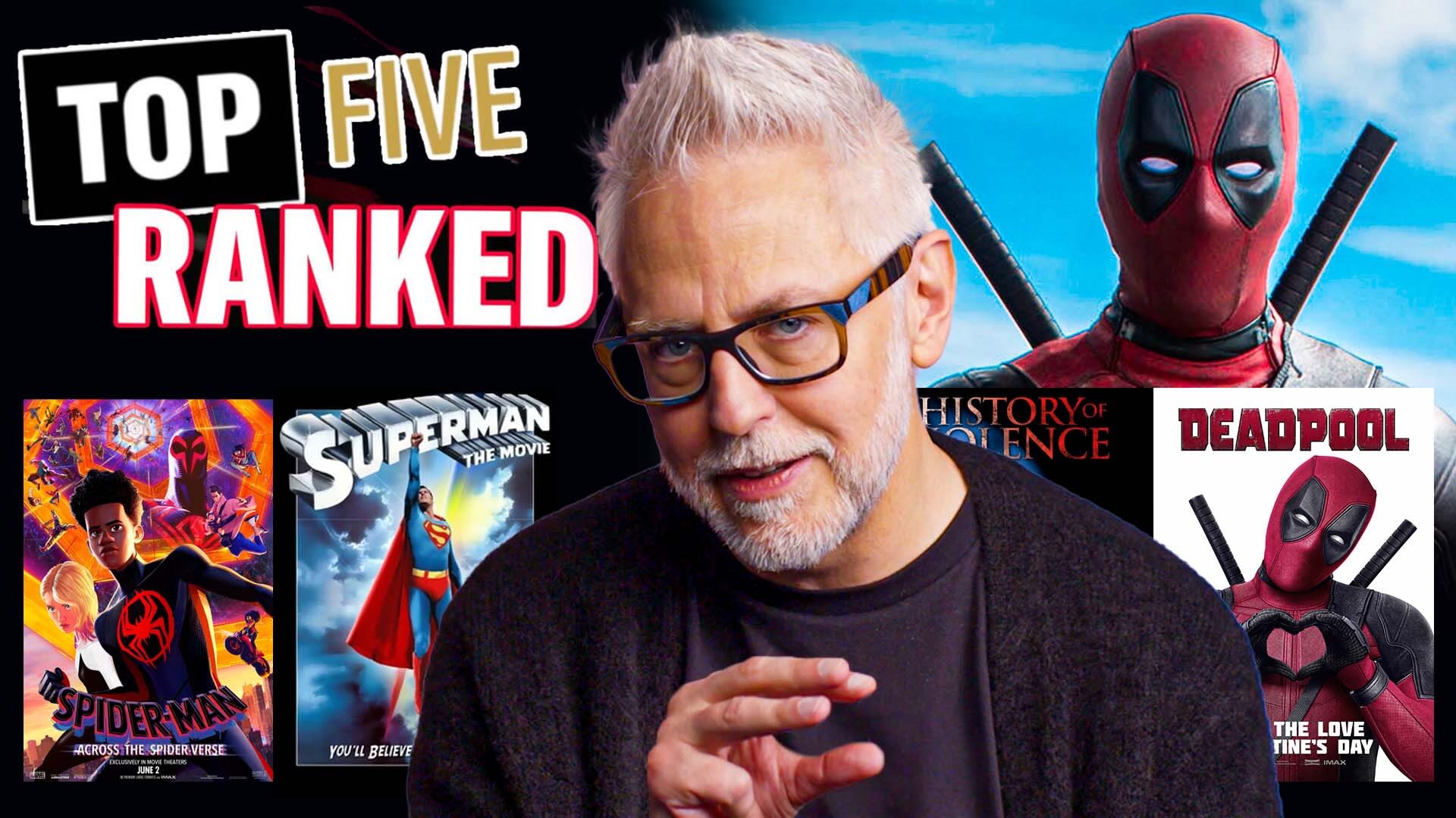 Watch James Gunn Ranks His Top 5 Comic Book Movies | Top 5 | GQ