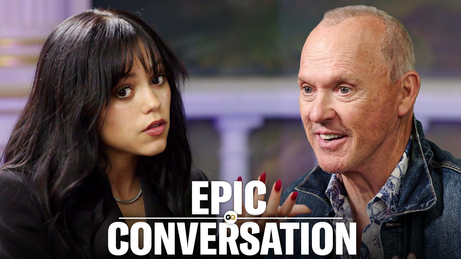 Watch Jenna Ortega & Michael Keaton Have an Epic Conversation | Epic Conversations | GQ