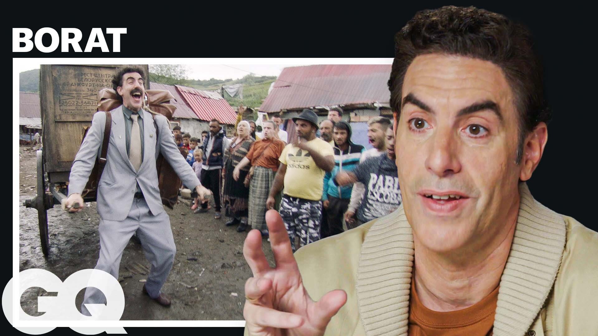 Watch Sacha Baron Cohen Breaks Down His Most Iconic Characters | Iconic Characters | GQ