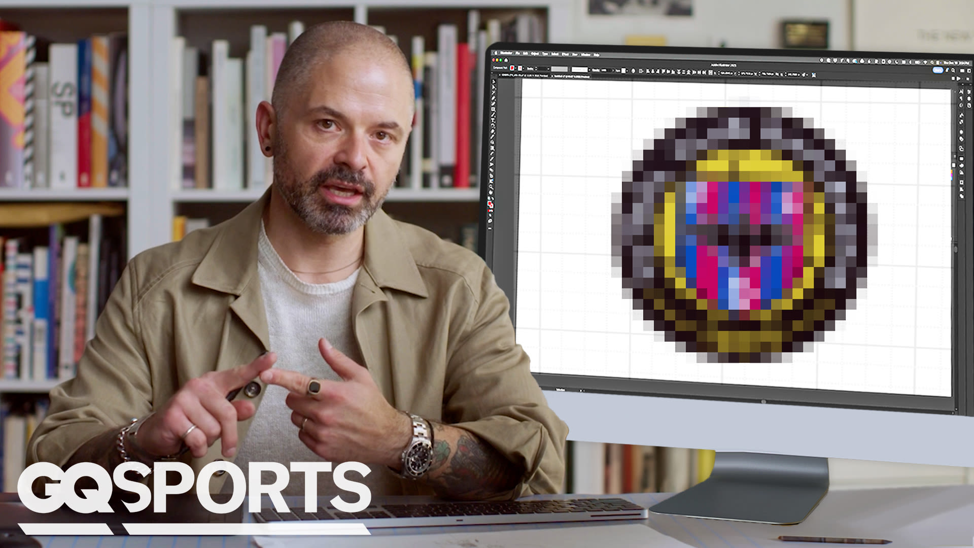 Watch Pro Logo Designer Rebrands FC Barcelona | Rebranded | GQ